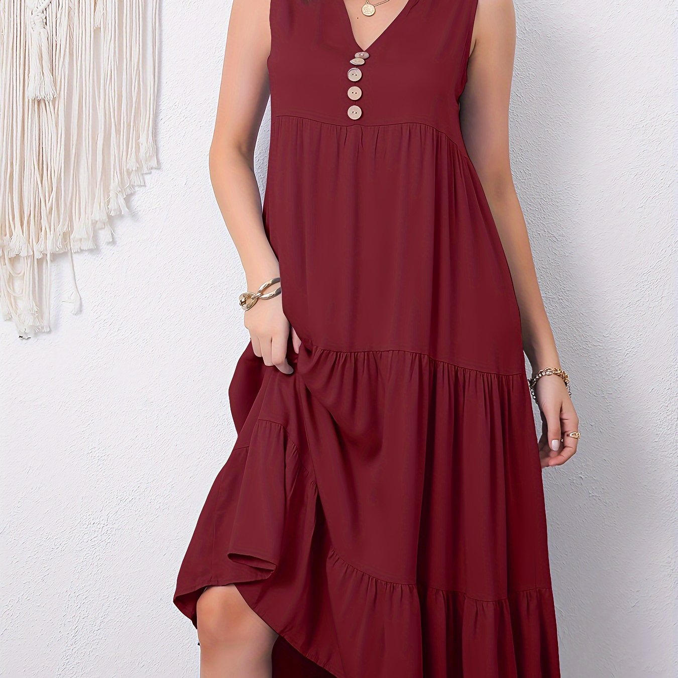 Froncée Décontractée À Col - Temu France