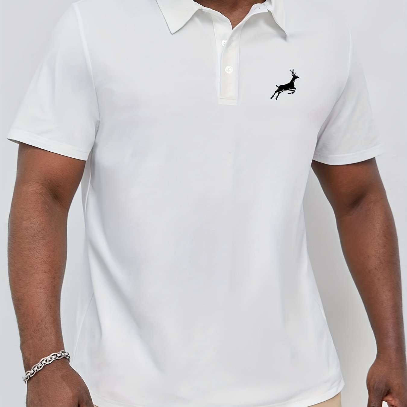 Men's Deer Print Lapel Casual Vacation/leisurewear Shirt - Temu United ...