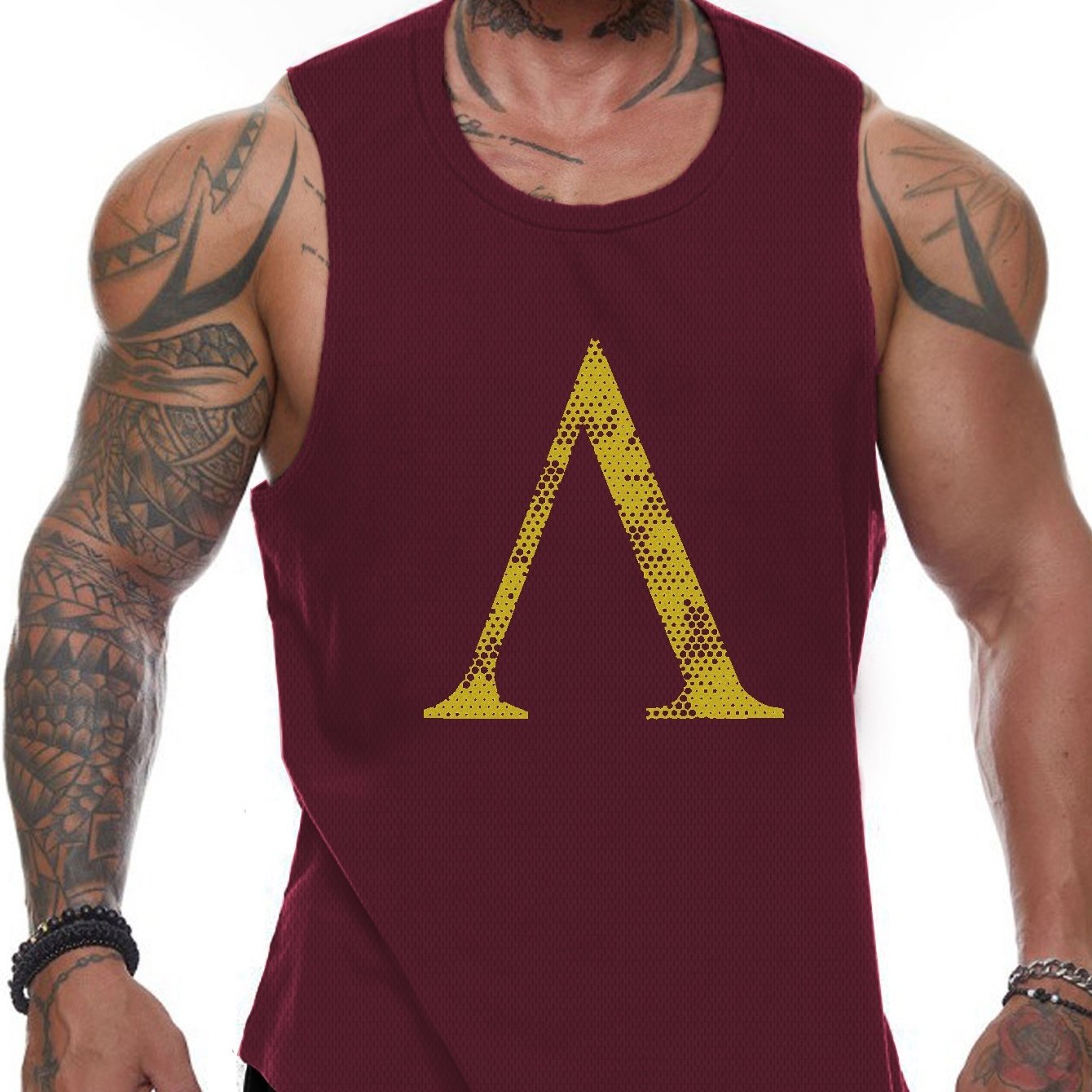 Plus Size Men's Creative Inverted Letter "v" Graphic Print - Temu Australia