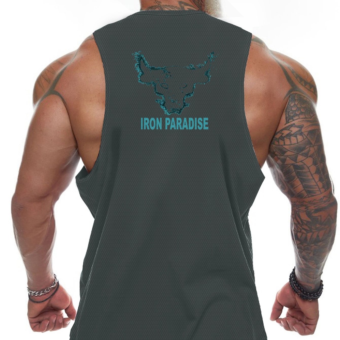 Plus Size Men's Casual Trendy Graphic Print Sleeveless Tank - Temu ...