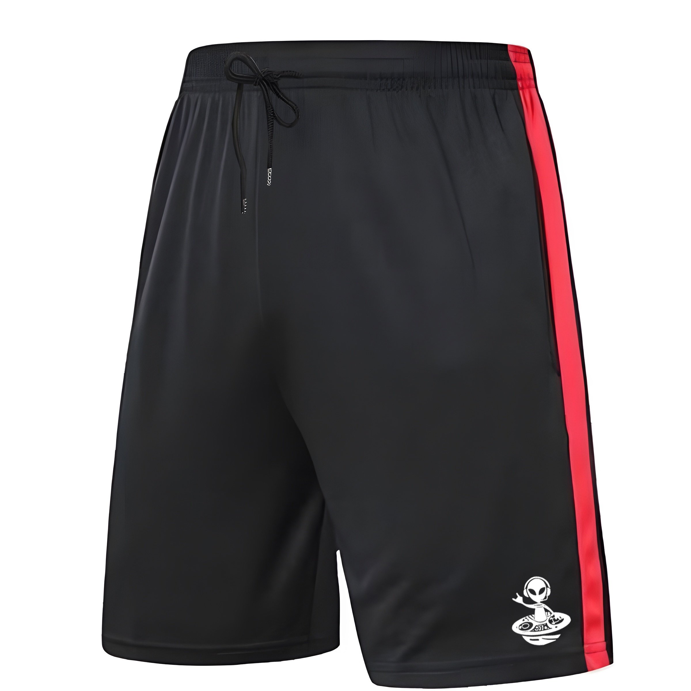 Alien Pattern Print Mens Plus Size Fashion Color Block Shorts Casual ...