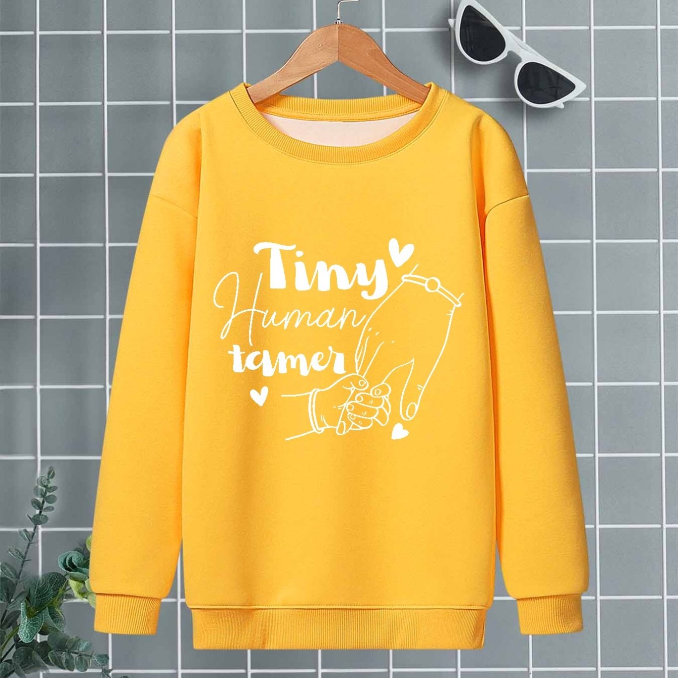 Niedlicher Tiny Human Tamper Briefdruck Jungen Freizeit Kreativer ...