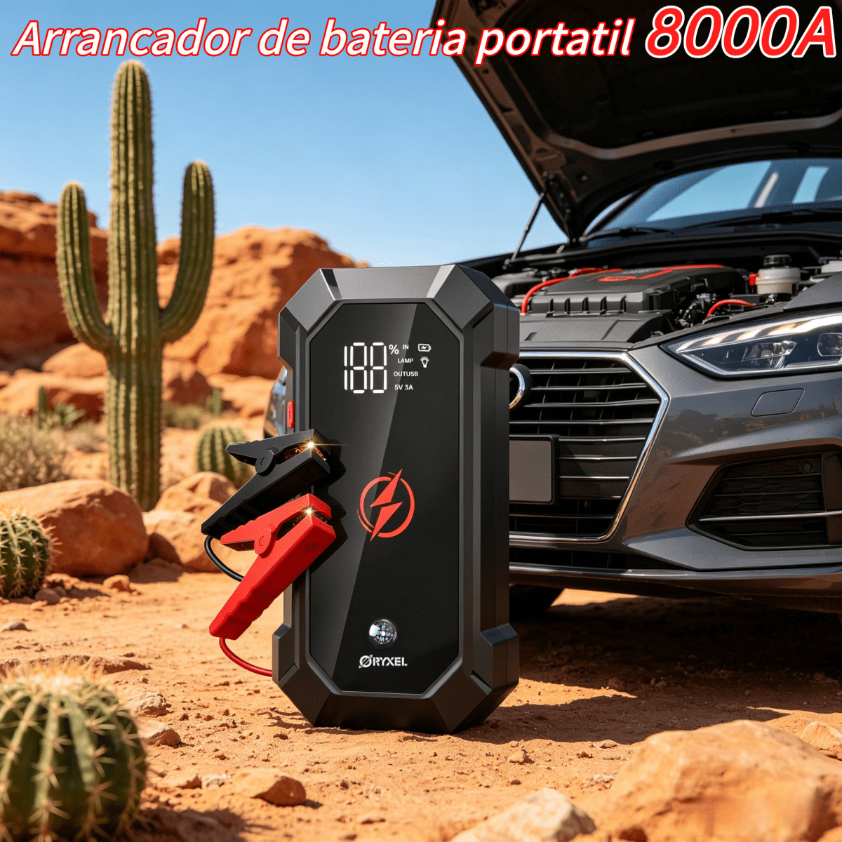 12v portable power bank sold on Temu Mexico