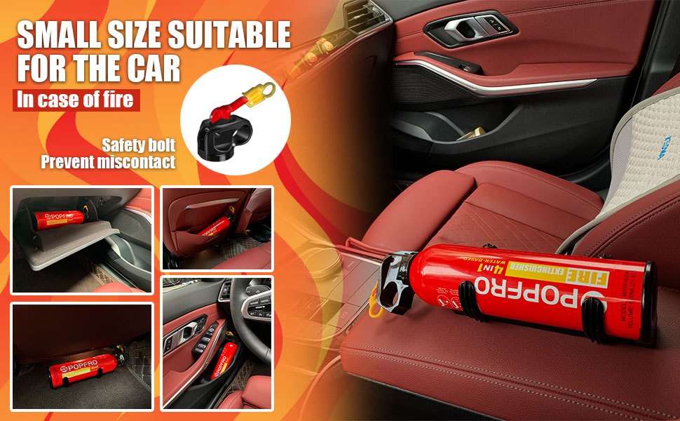 Portable Fire Extinguisher 4 in 1 Small Fire Extinguisher - Temu