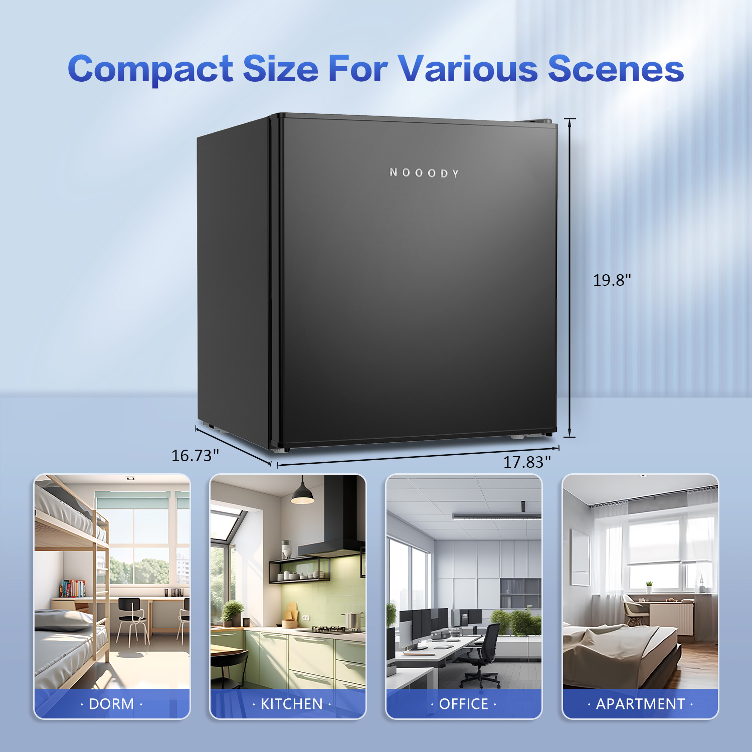 Mini Fridge With Freezer, 1.6 Cu.ft Mini Refrigerator, , Mini Fridge ...