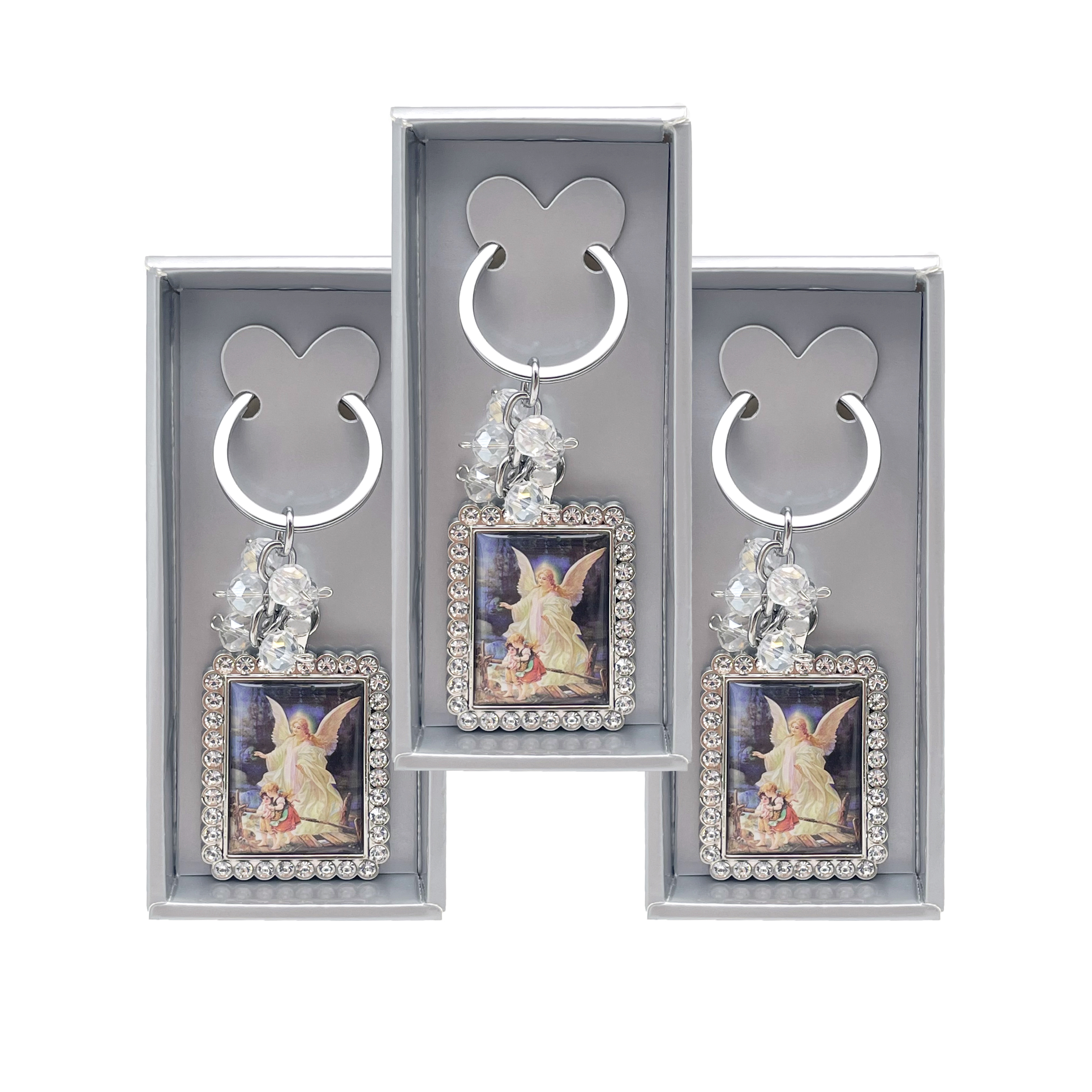 12 pzas Llavero Diamantes Imitación Ángel Guardián Recuerdos - Temu