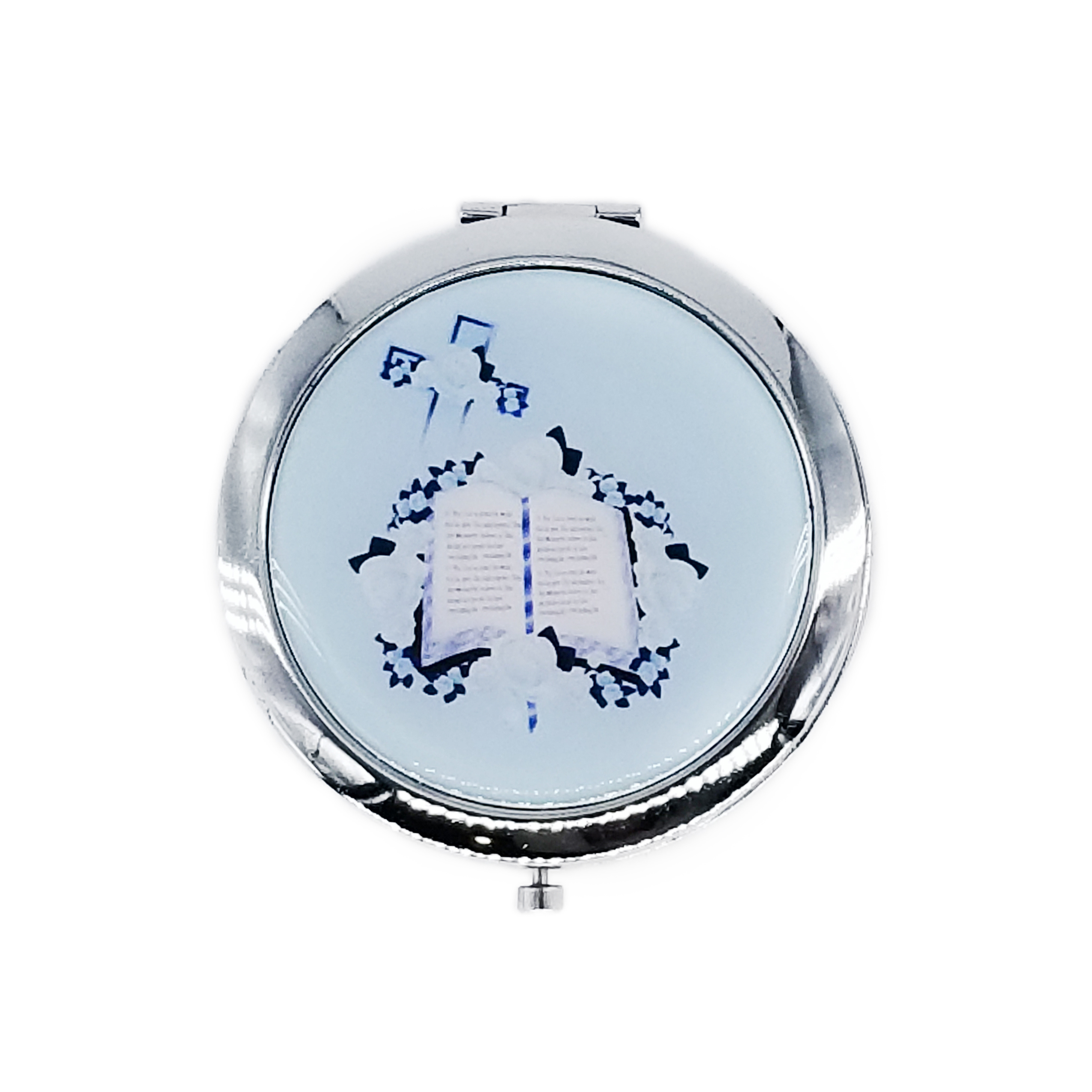 Travel Folding Compact Mirror Baptism/1st - Temu