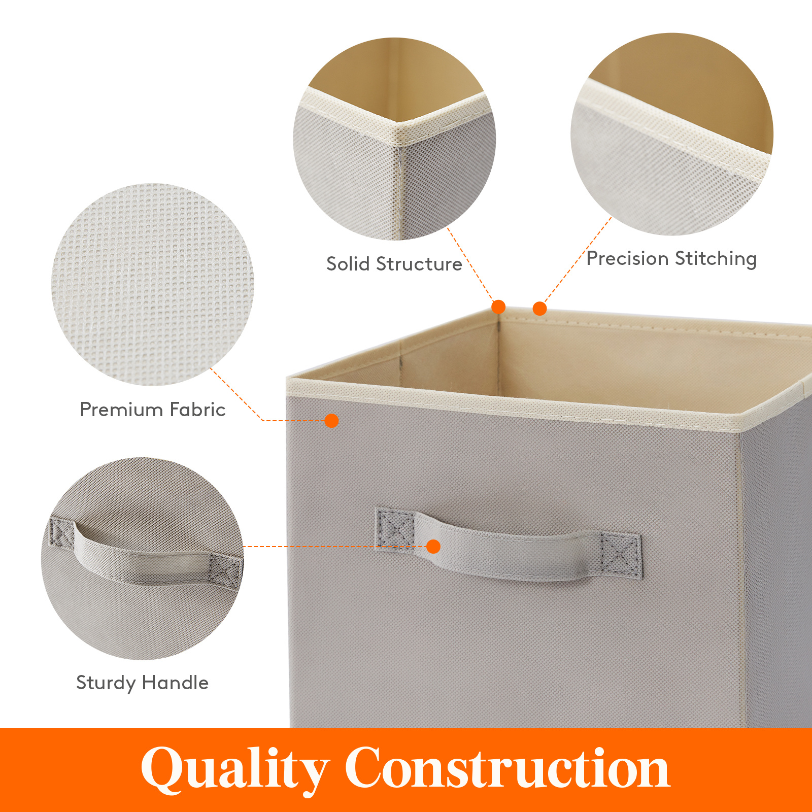 Collapsible Storage Cubes Foldable Fabric Bins Multi color - Temu