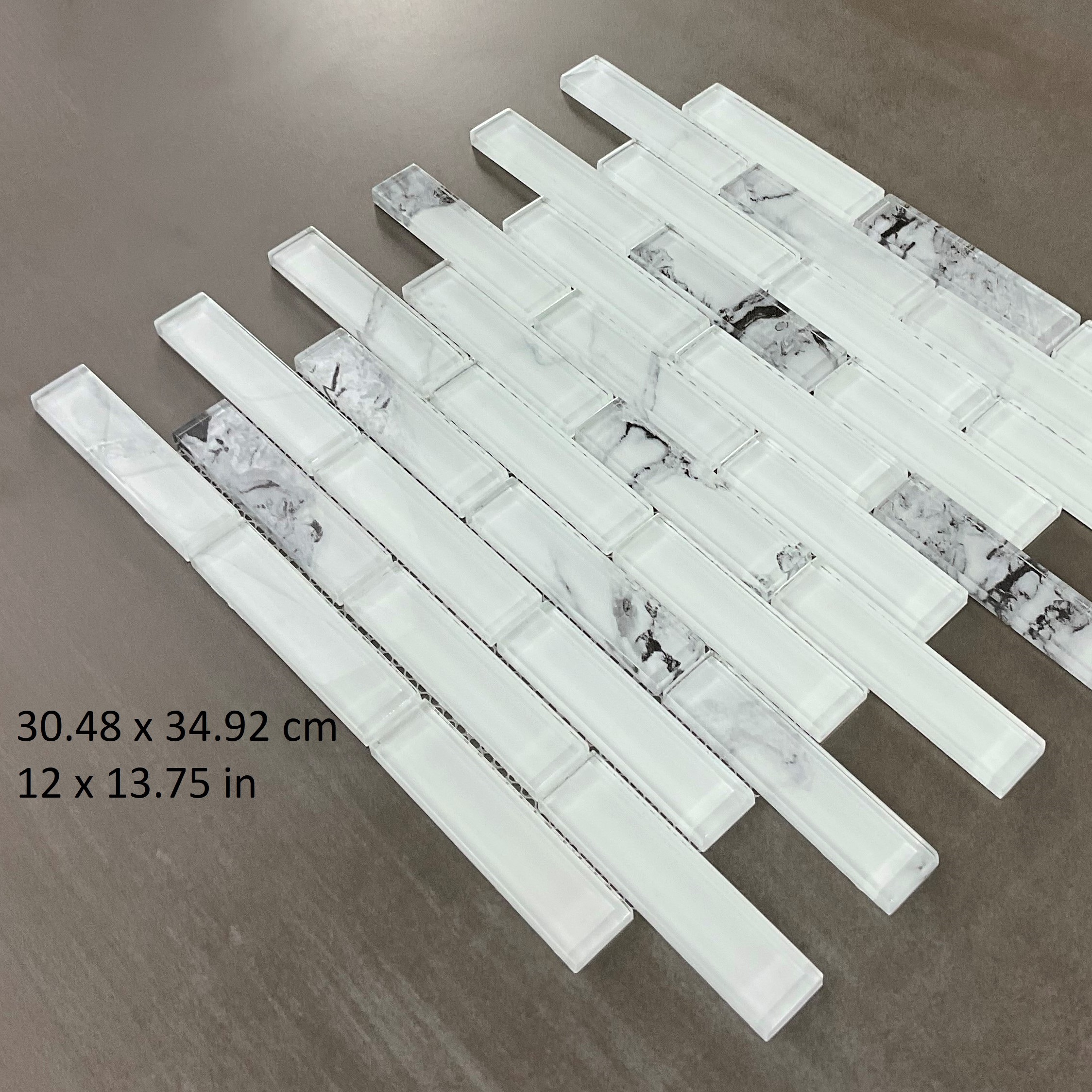 Art Craft Glass Brick Joint Mosaic Wall Tile / Kitchen - Temu