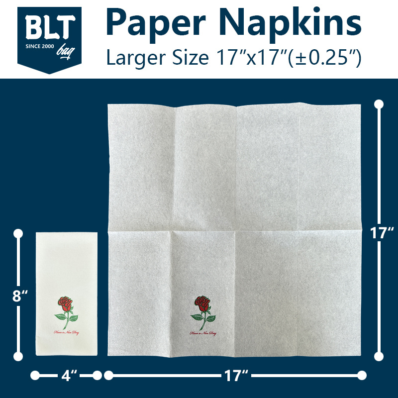 blt napkins 1 ply disposable dinner napkins restaurant hotel - Temu