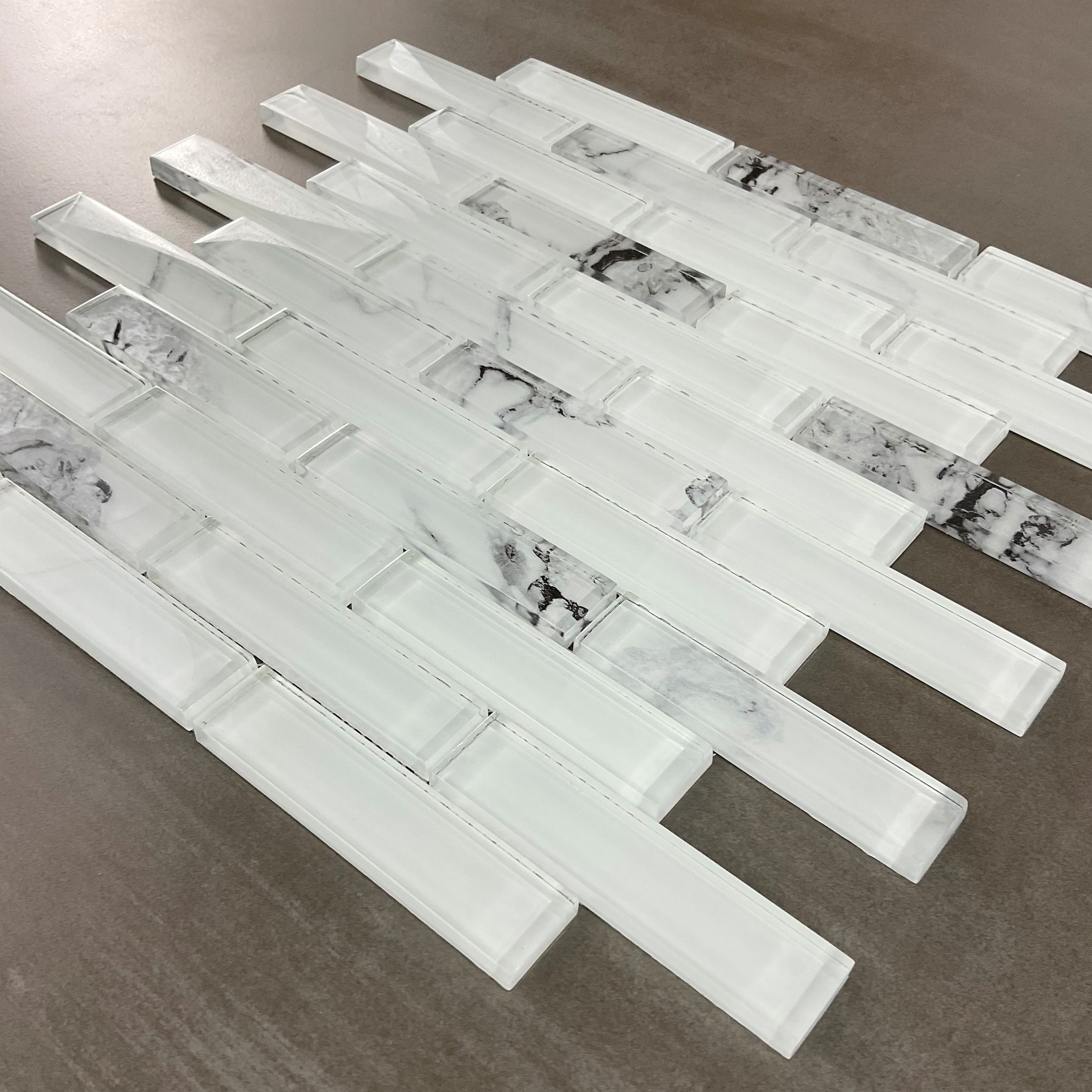 art craft glass brick joint mosaic wall tile / kitchen - Temu