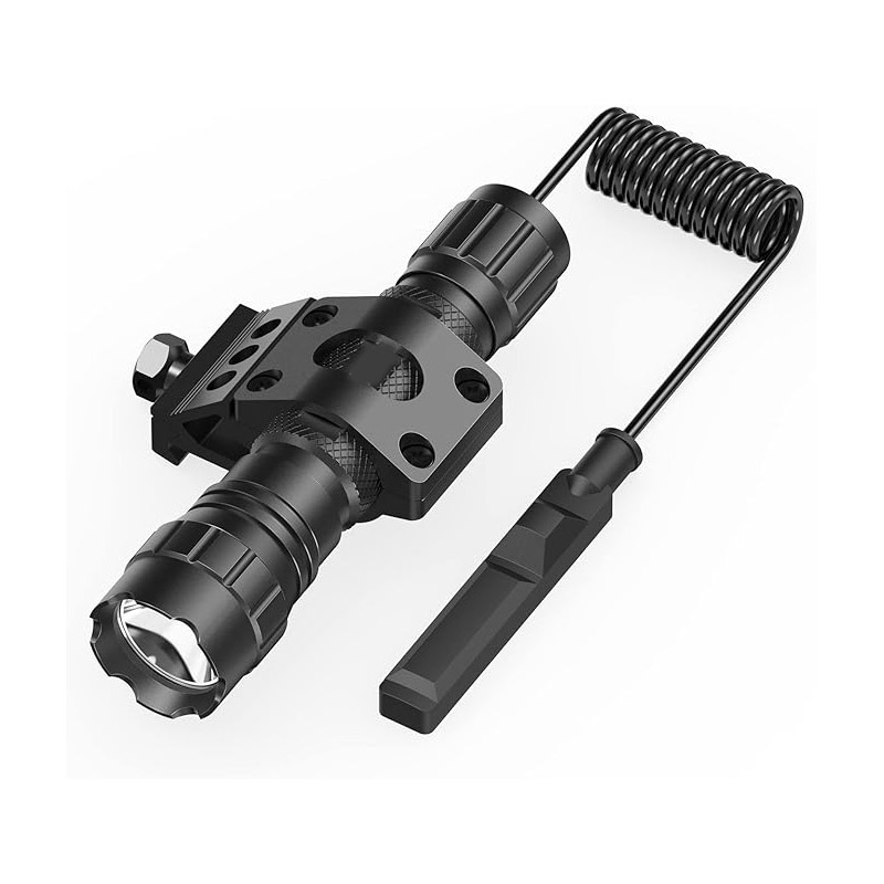 Flashlight 1200 Lumen Matte Black Led Weapon Light - Temu