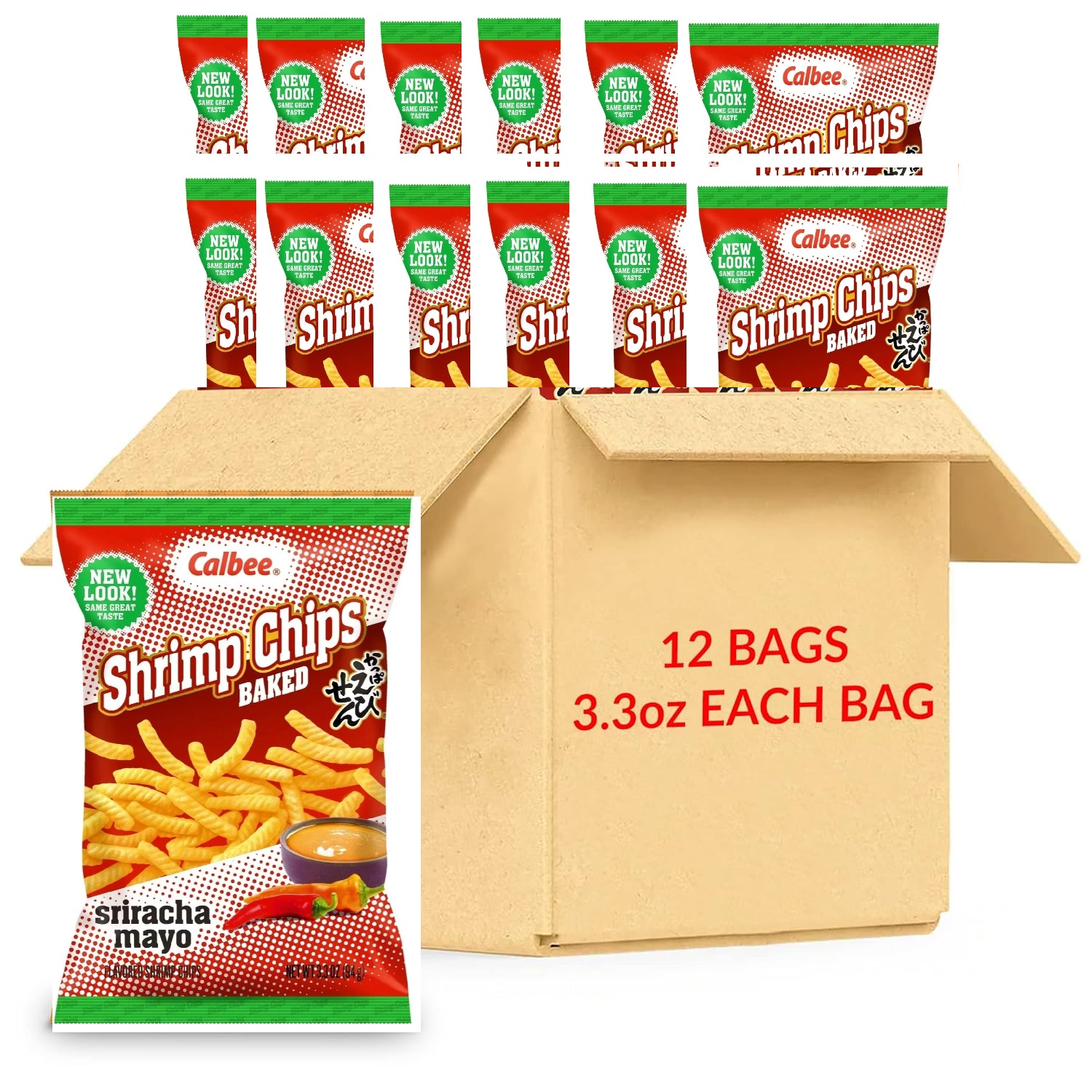 Shrimp Chips (sriacha Flavor ) Japanese Chips - Temu