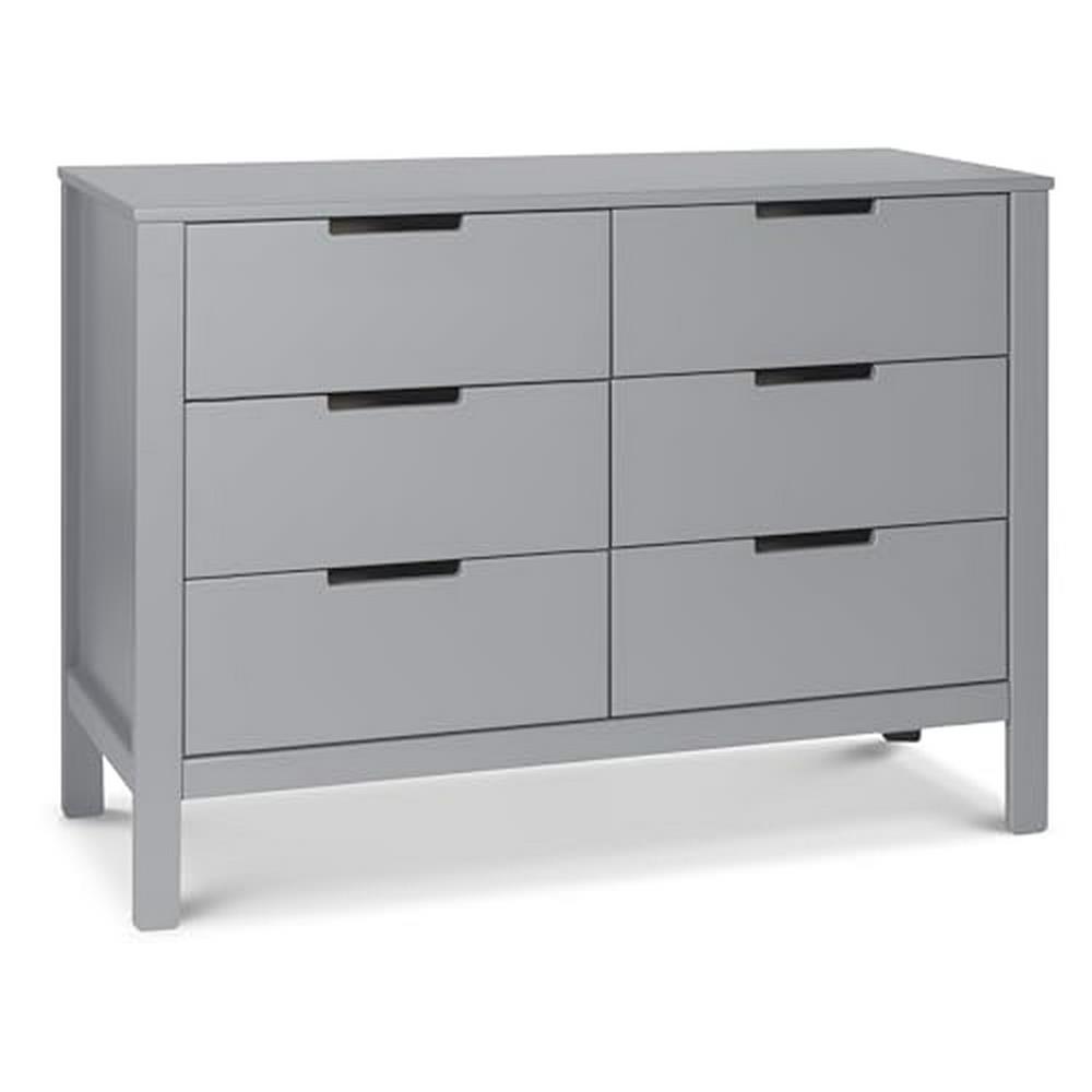 6- Drawer Double Dresser Gray - Temu