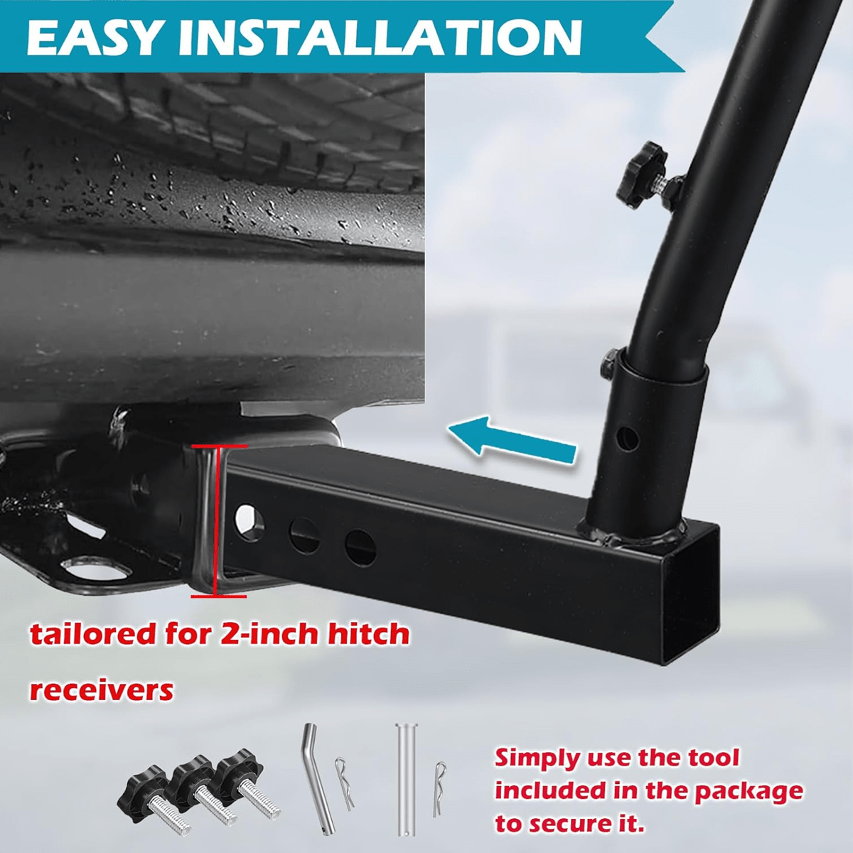Pickup Truck Crv Suv Trailer Hitch Receiver Tow Steel - Temu
