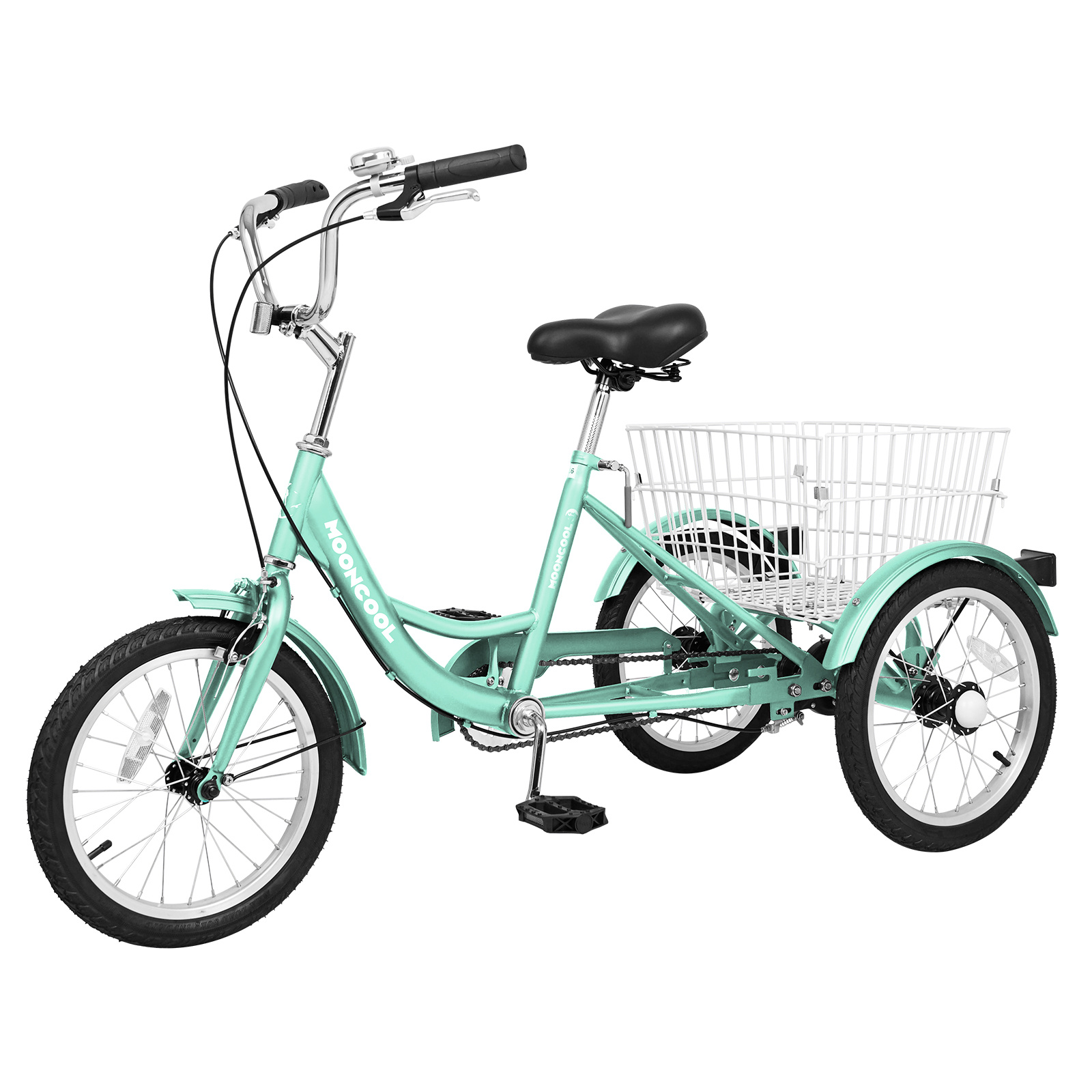 16 Inch Tricycle Trikes For Beginner , 3 Wheel Bikes, Low Step Through ...