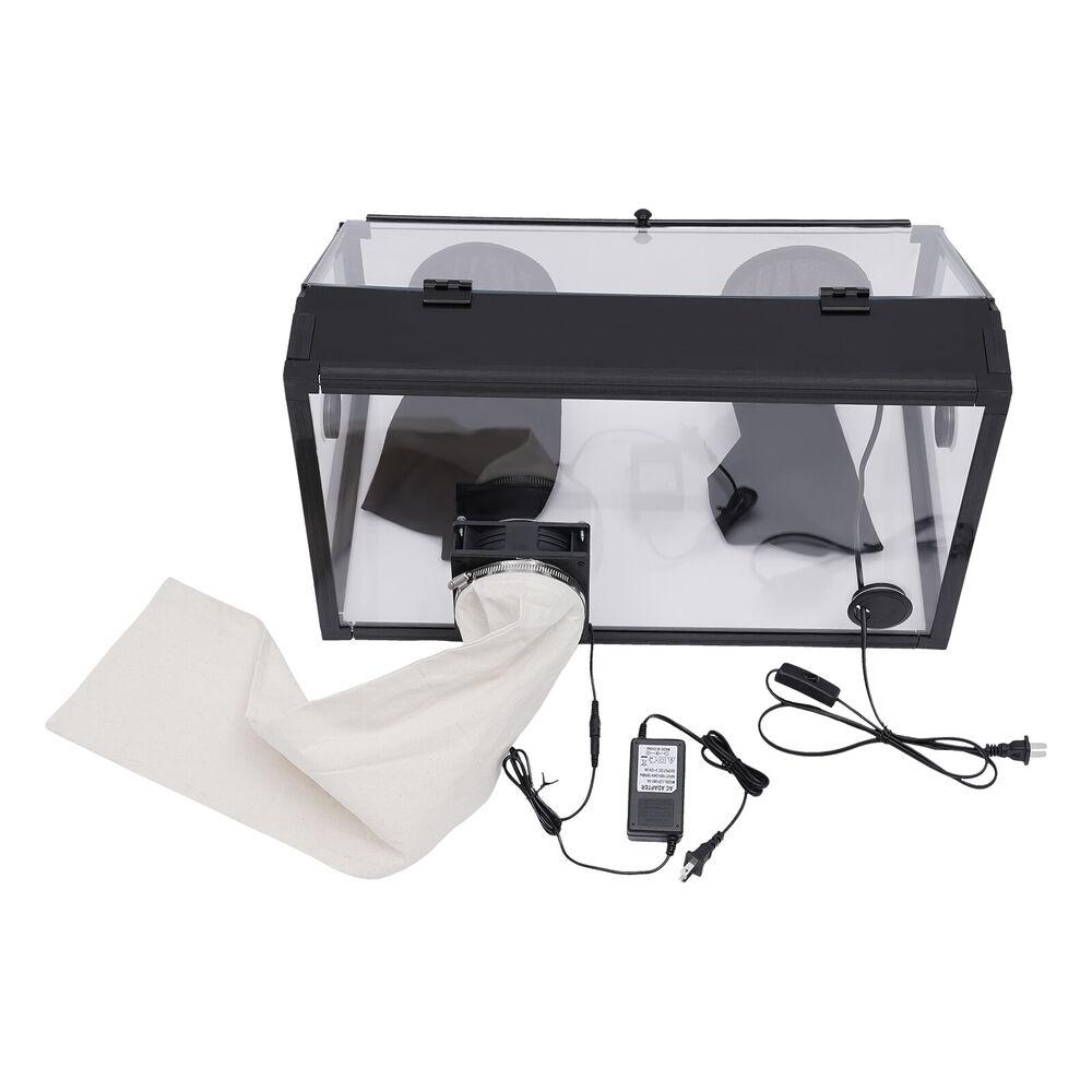 Fully Enclosed Electric Grinding Table Polisher Dust Box - Temu