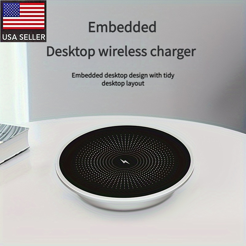 Embedded Desktop Wireless Charger Smart Home Furniture Office Wireless ...