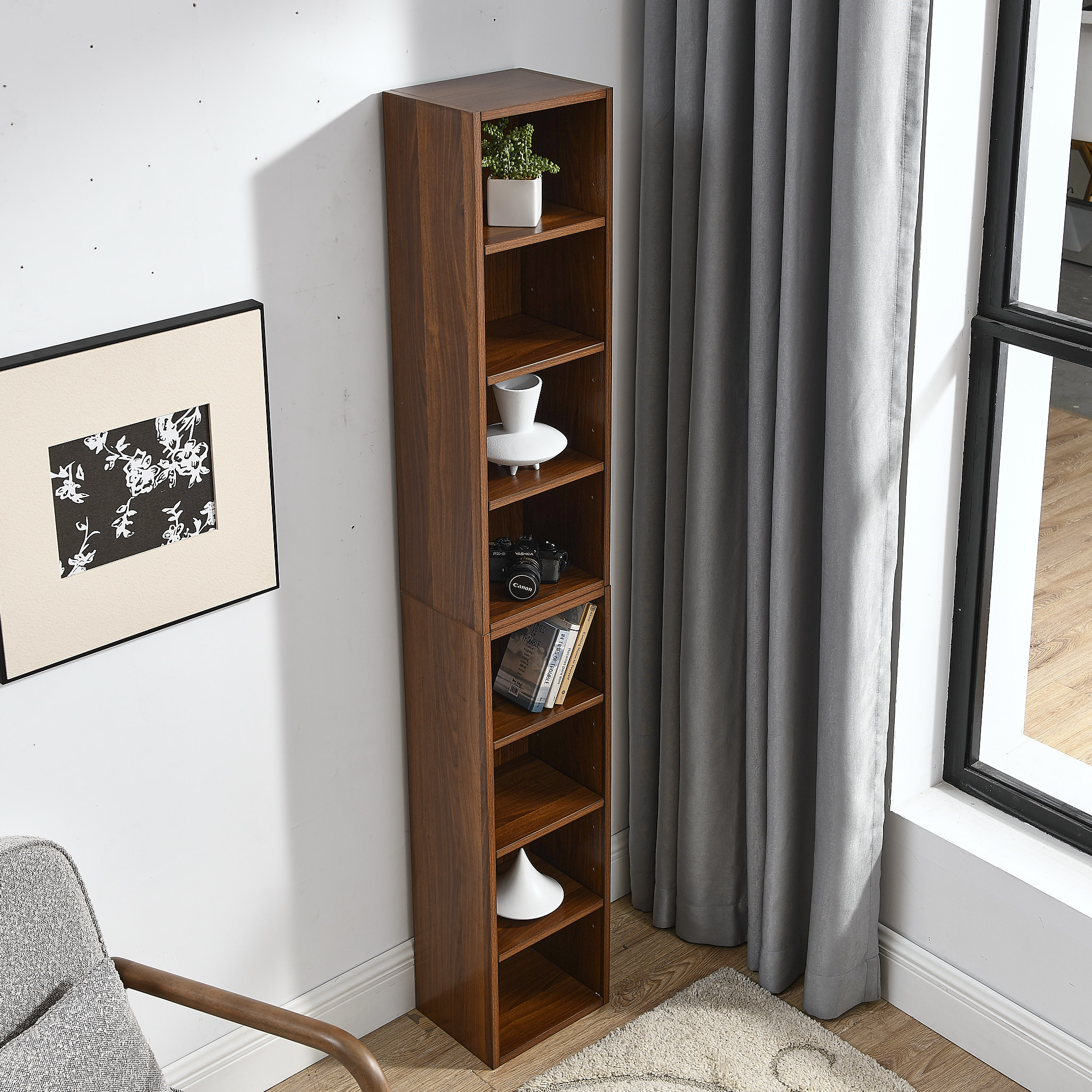 8 tier Media Cd Dvd Slim Storage Cabinet - Temu