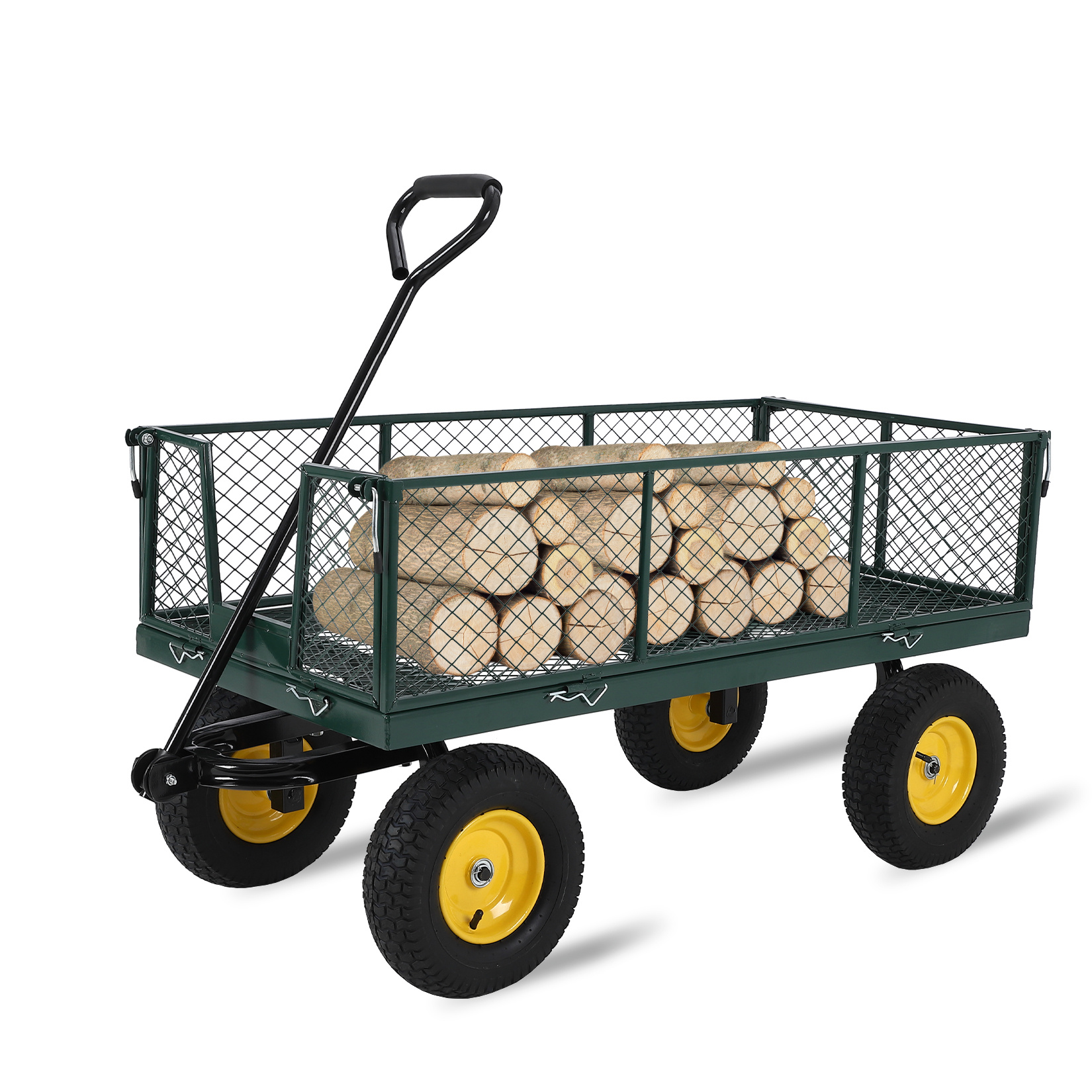 Garden Cart Wheels 880/1100/1500lbs Capacity Heavy Duty Full - Temu