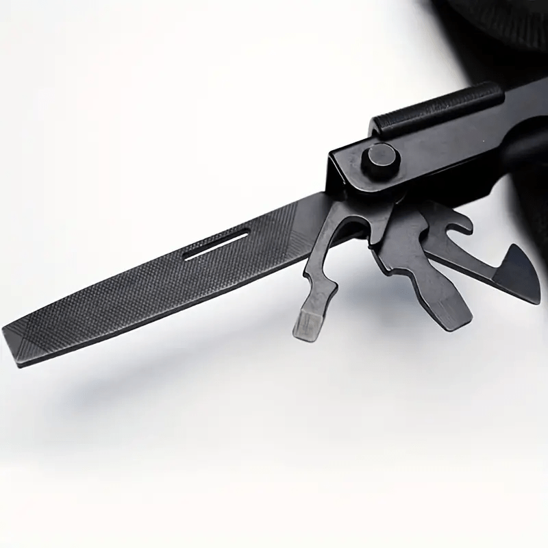 Stainless Steel Outdoor Survival Tool Pliers 13 In 1 Compact Knife | Temu