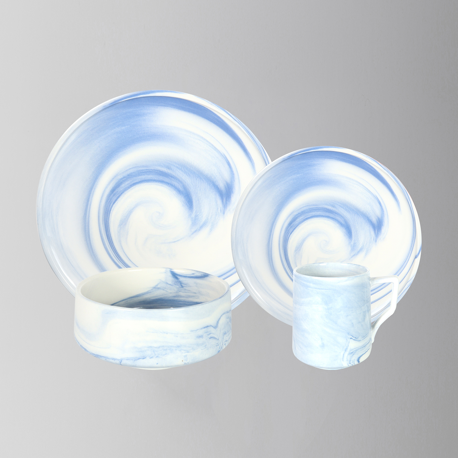 , marble dinnerware set - Temu