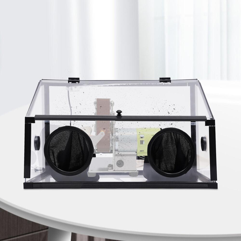 Fully Enclosed Electric Grinding Table Polisher Dust Box - Temu