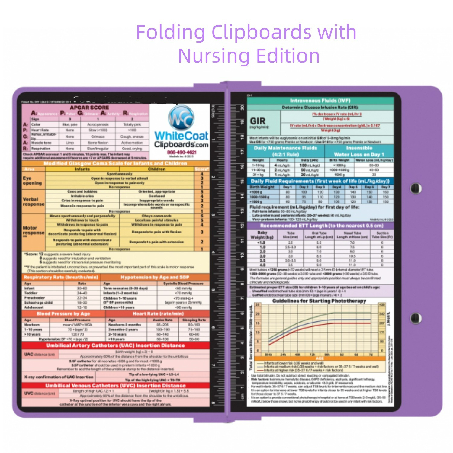 plastic folding clipboard pocket clip board with nursing and medical ...
