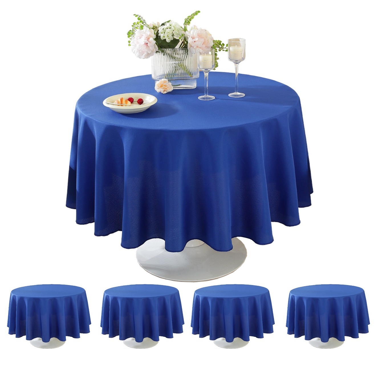 120 round tablecloth sold on Temu United States