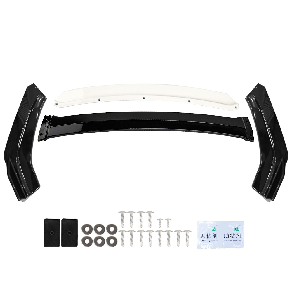 universal car front bumper lip shovel spoiler diffuser body ...