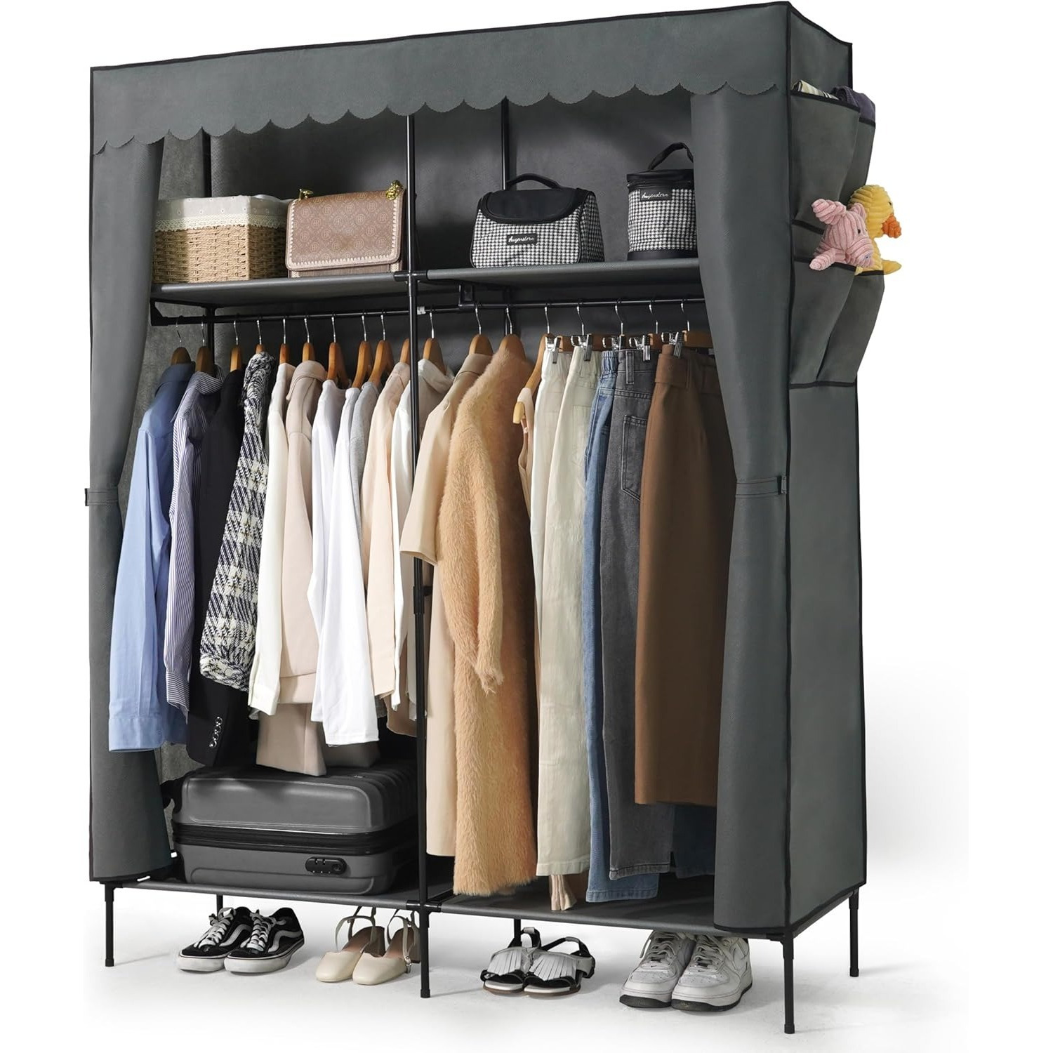 clothes rack cover sold on Temu United States