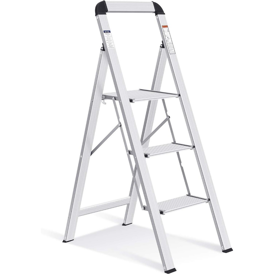 Aluminium 4 Step Ladder Lightweight Step Stool Non slip - Temu