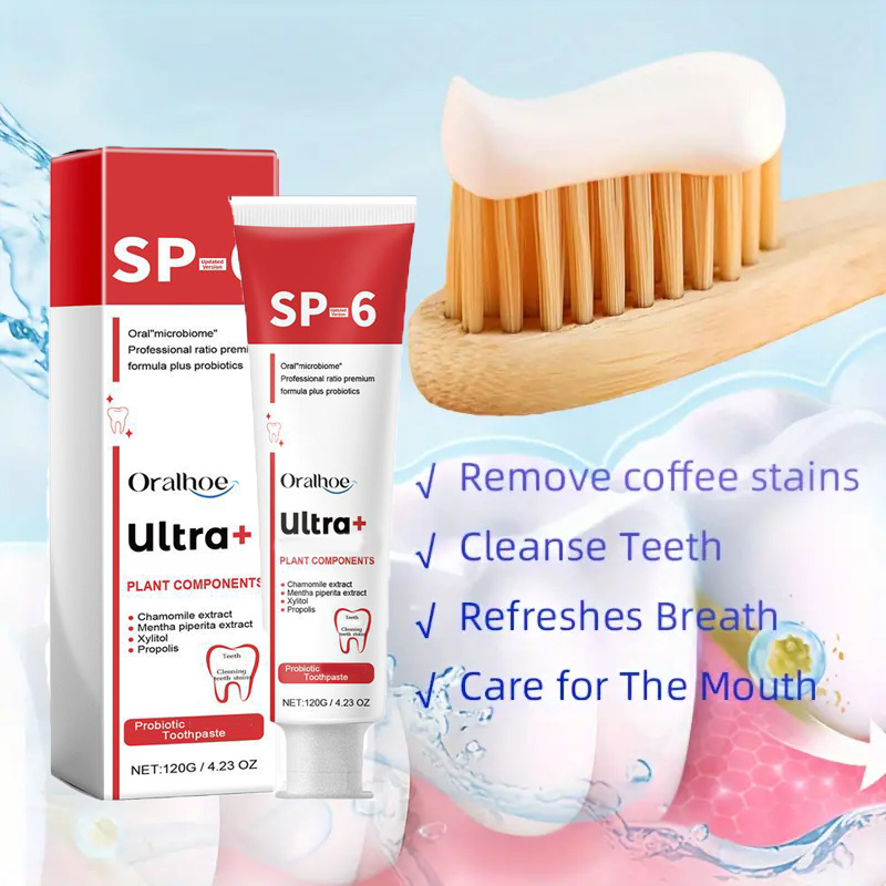 3pcs Toothpaste, Probiotic Deep Cleansing Toothpaste, Breath, Promotes ...