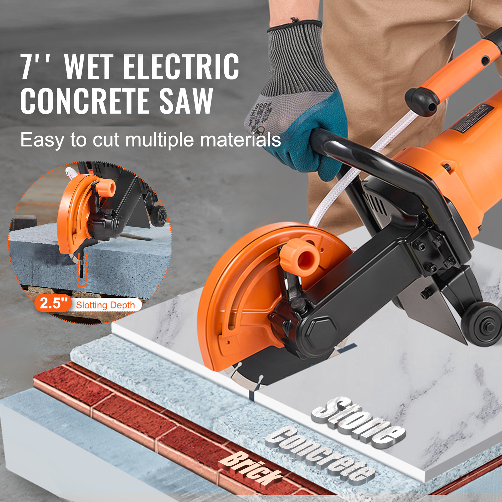 electric concrete saw circular saw cutter high power - Temu