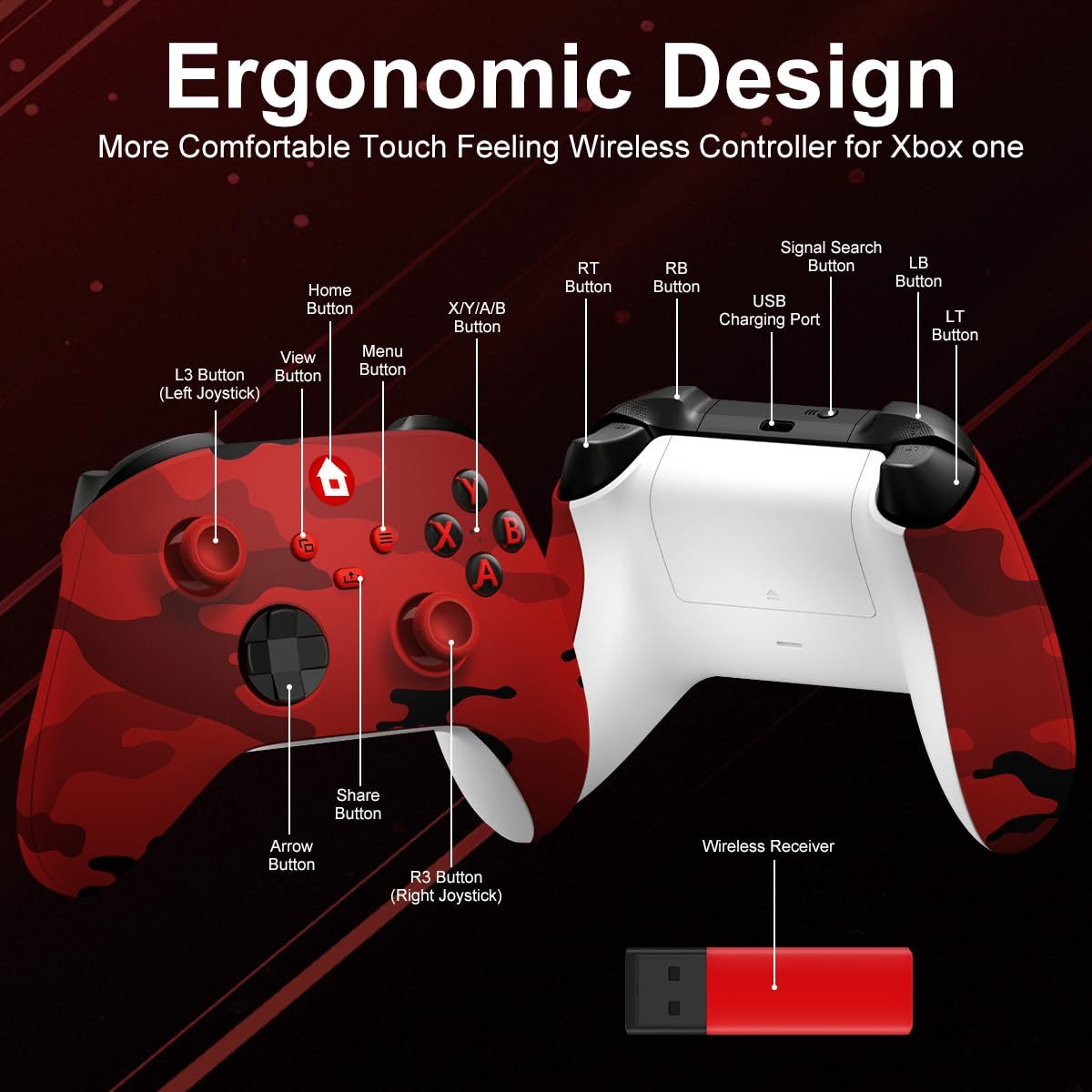 Gaming Controller Mineral Camo - Temu