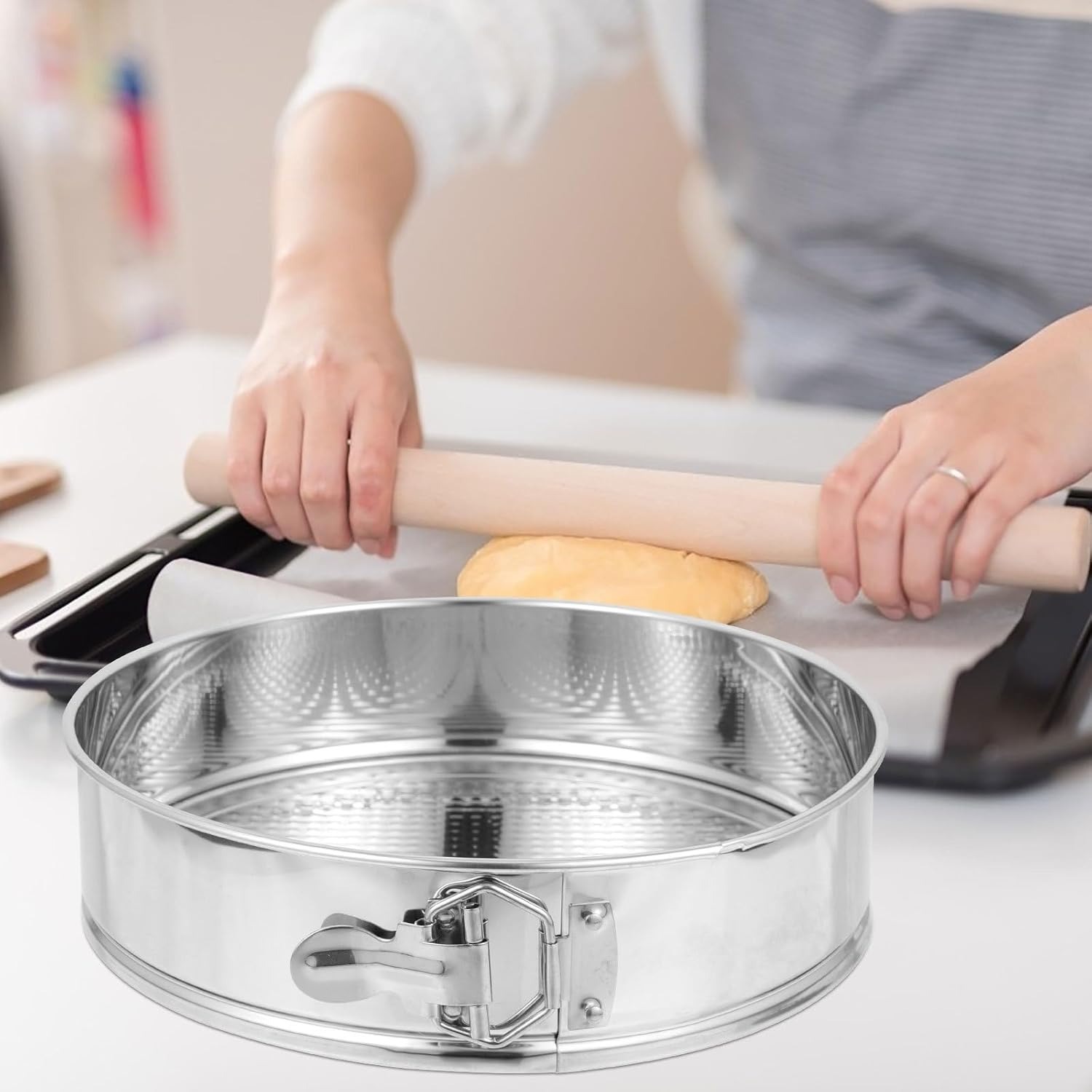 Cheesecake Pan Springform Pan Nonstick Leakproof 304 Stainless Steel ...