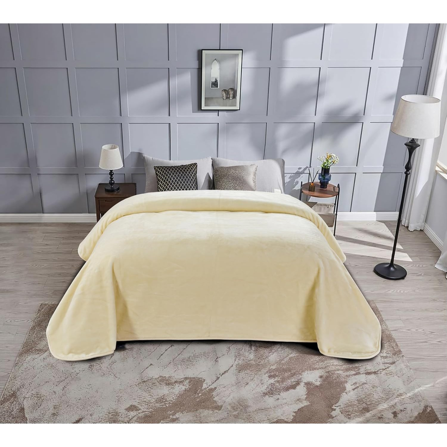 dark green blanket sold on Temu United States