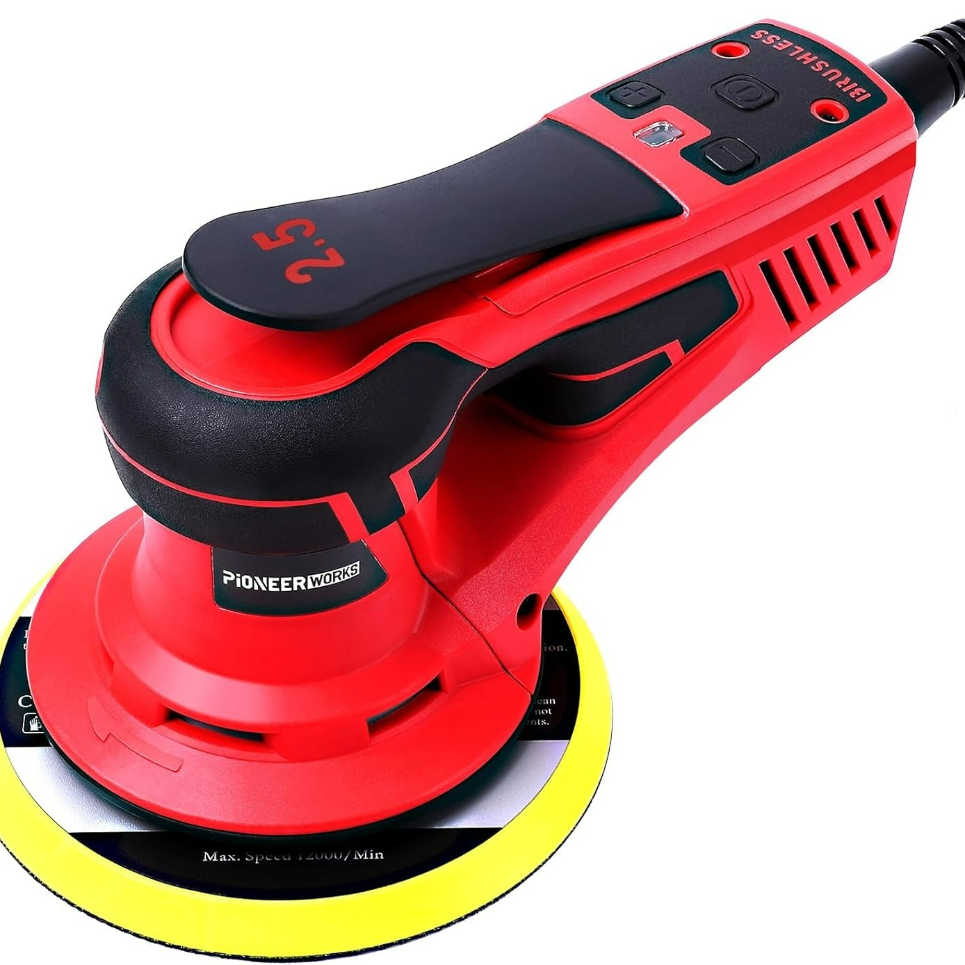 Brushless Round Sander, Compact And Lightweight Sanding Tool | Free ...