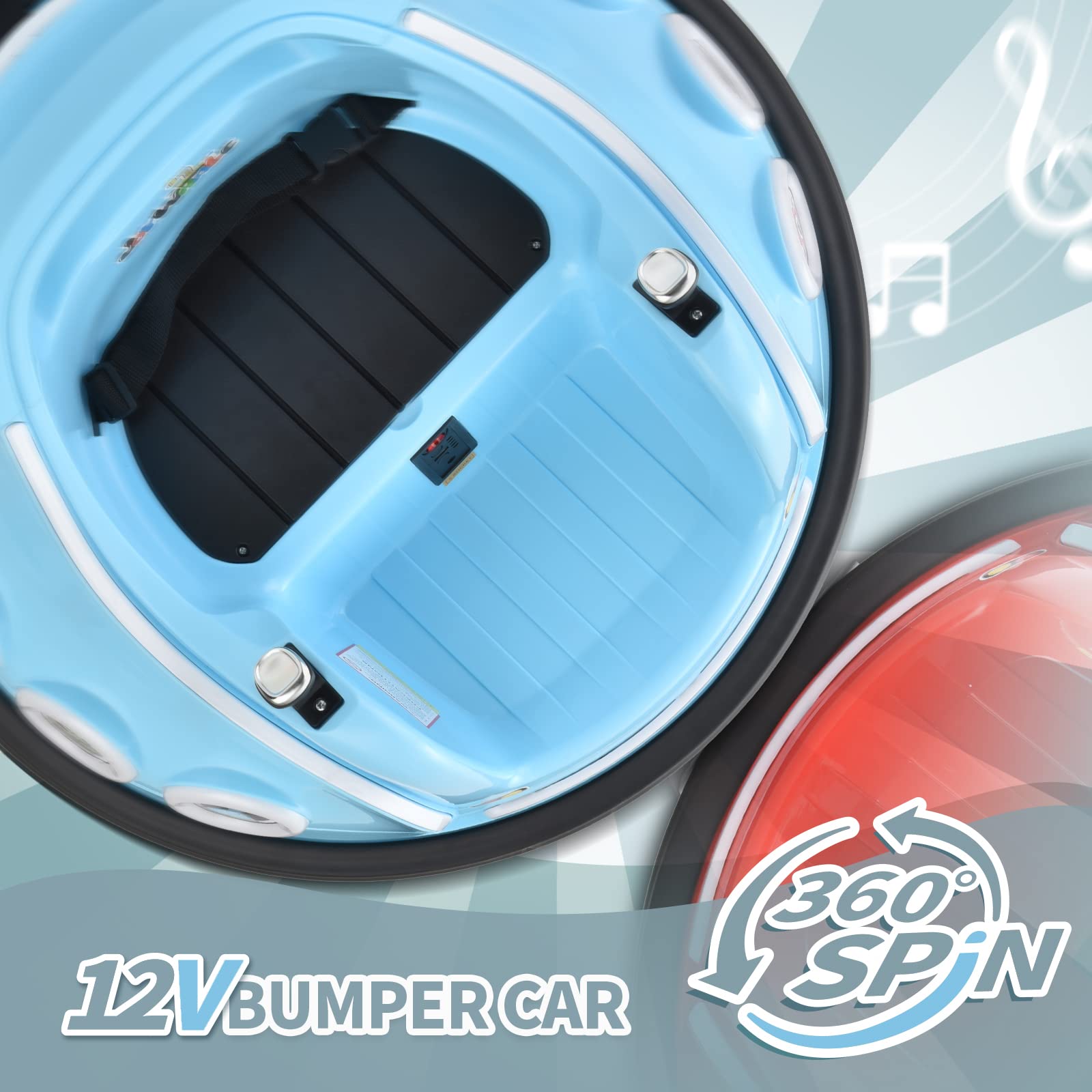 12 Ride 360 Spin Race Toy Electric - Temu