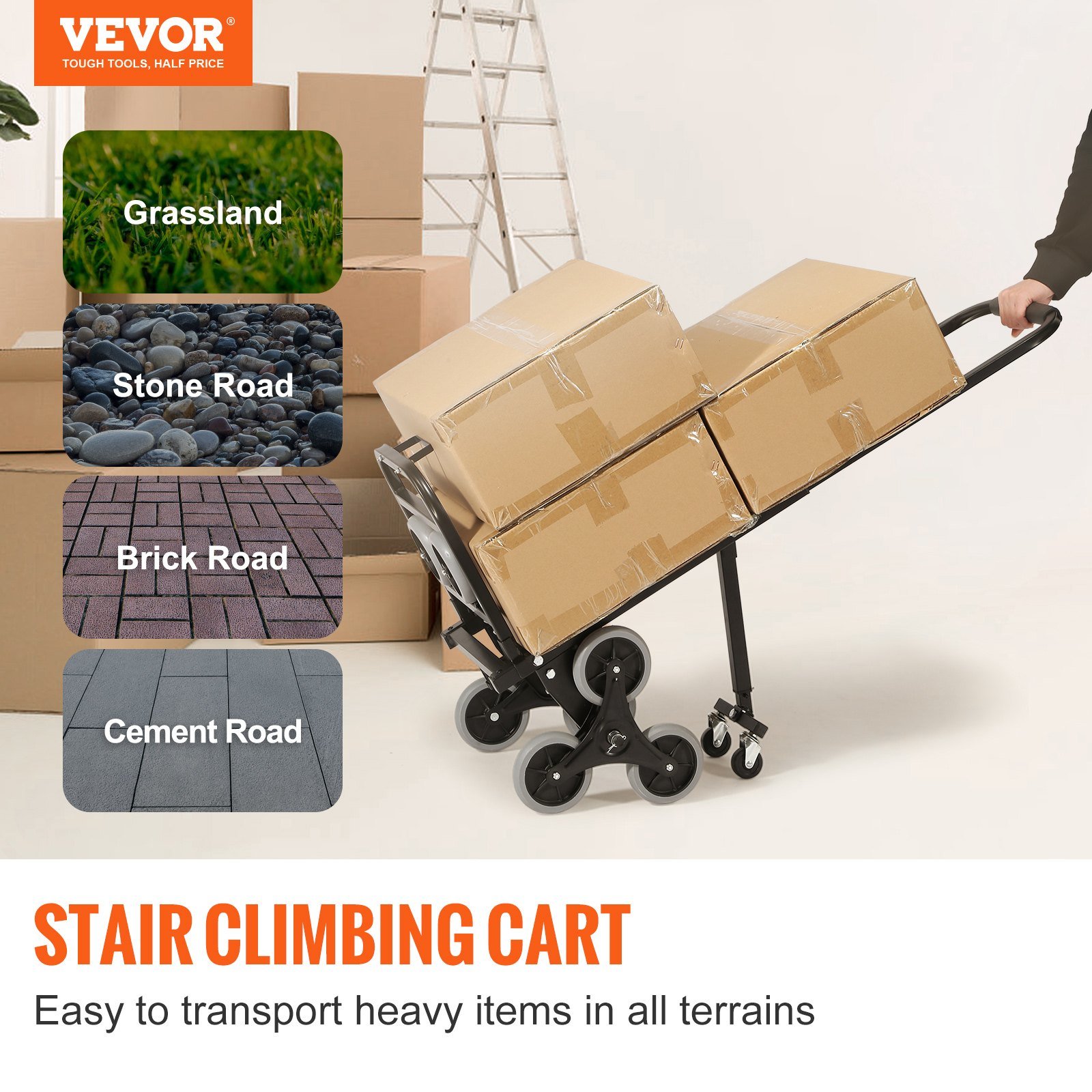 Stair Climbing Hand Truck Heavy duty Hand Cart - Temu