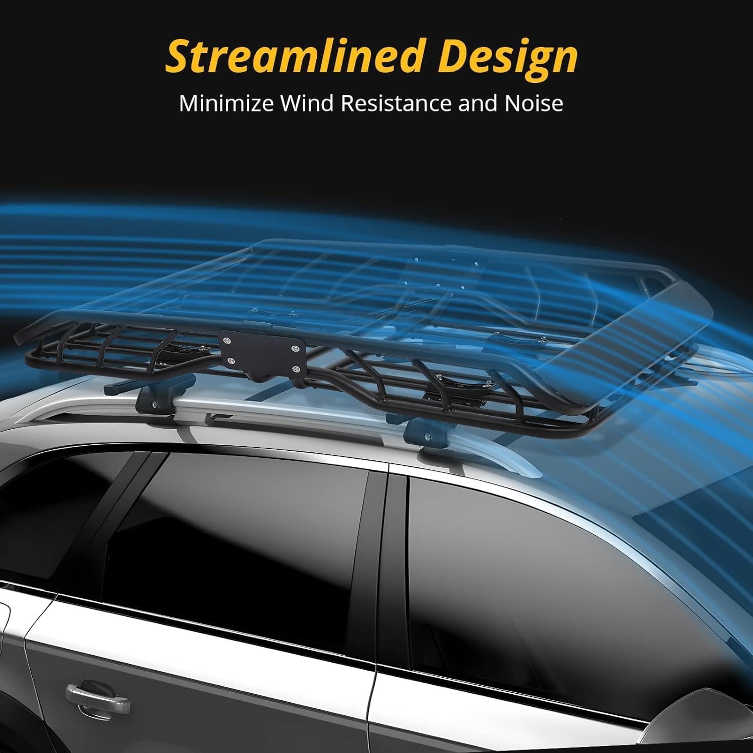 Universal Heavy Duty Roof Basket 220lbs Load Capacity Suv - Temu