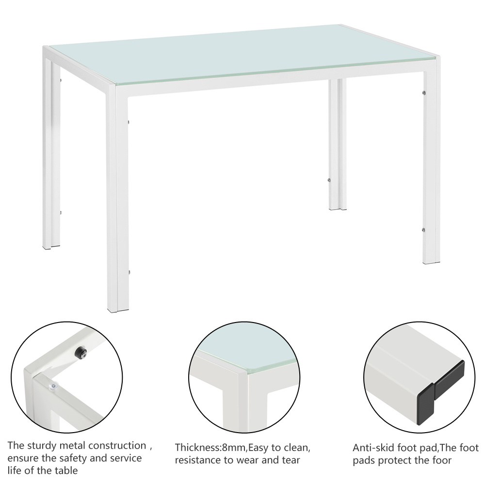 Modern Dining Table Kitchen Room Breakfast Furniture 4 - Temu