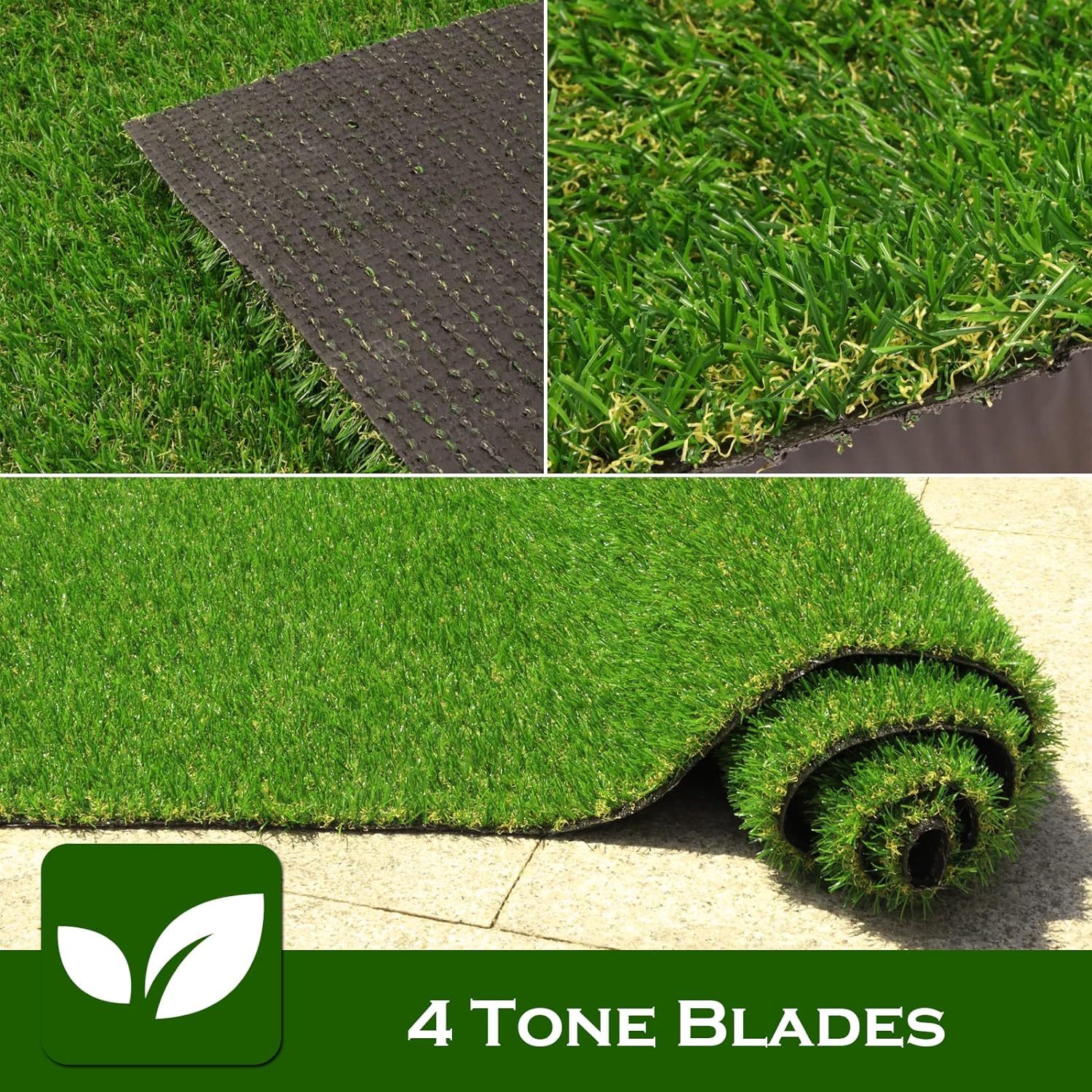 Custom Sizes Artificial Turf Grass Drainage Realistic - Temu