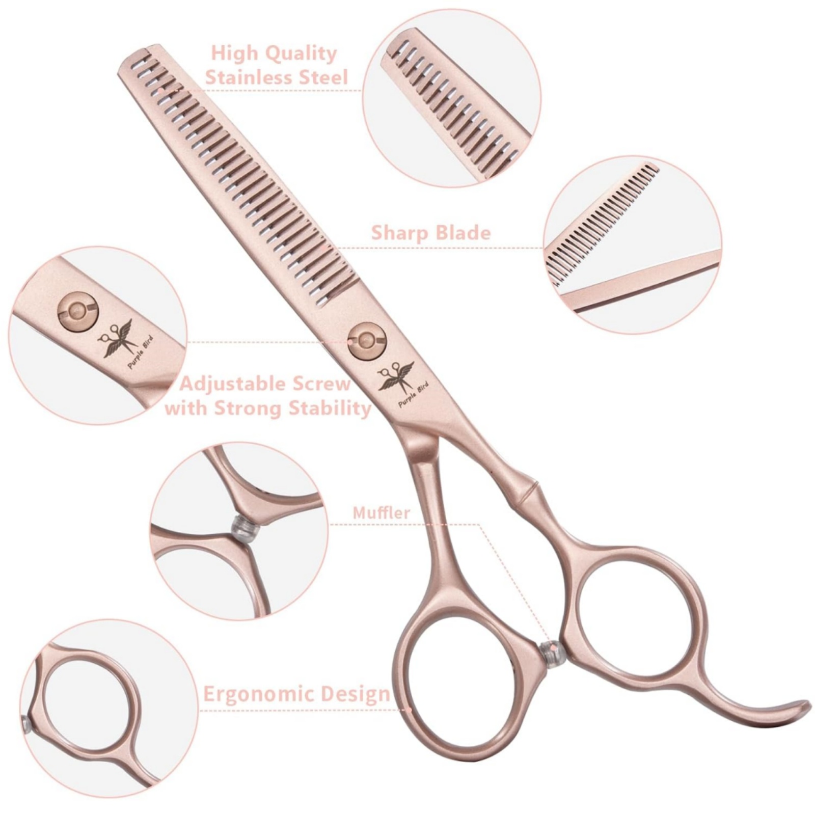 Hair Triming Scissors Kit Professional Barber Scissors - Temu