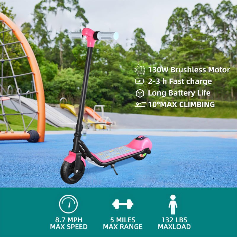 Kids Electric Scooter E Scooter Led Display 3 Speed Modes - Temu