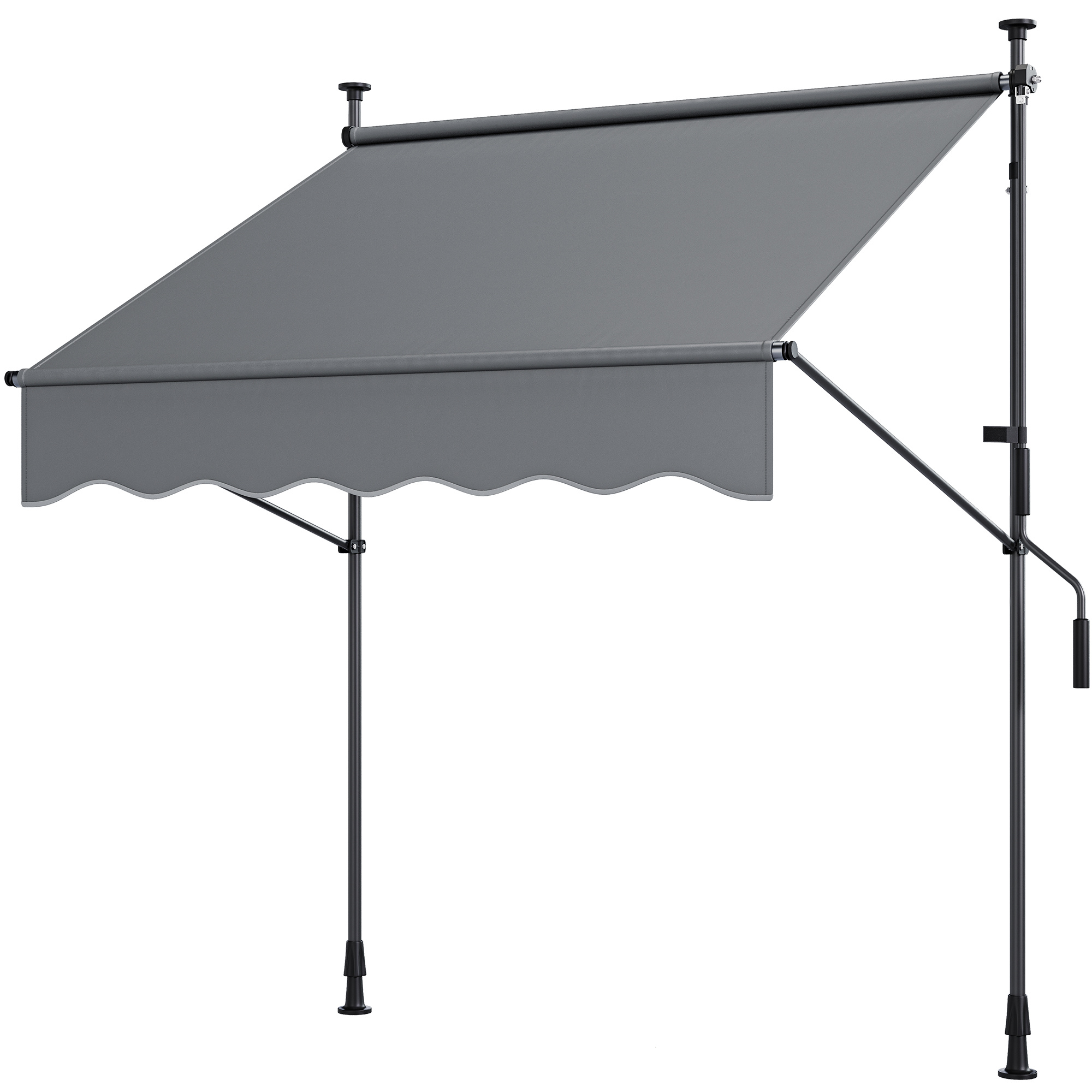 Retractable Patio Awning Sun Shade 6.5' X 4' Canopy - Temu