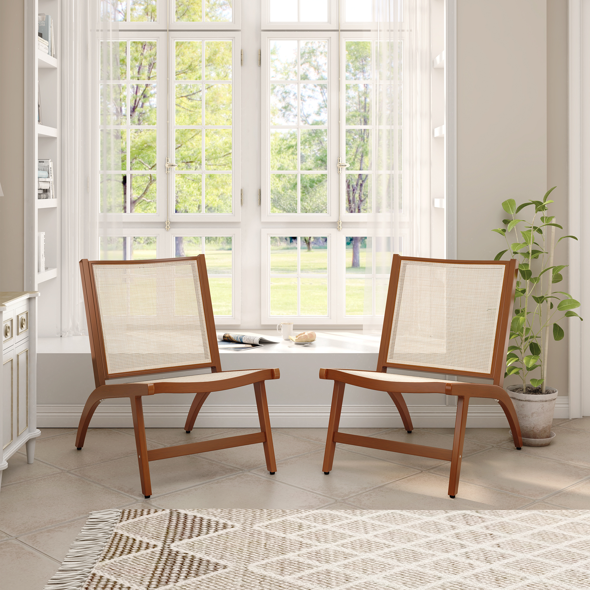 Outdoor Accent Chairs Outdoor Patio Chairs Modern Rattan - Temu