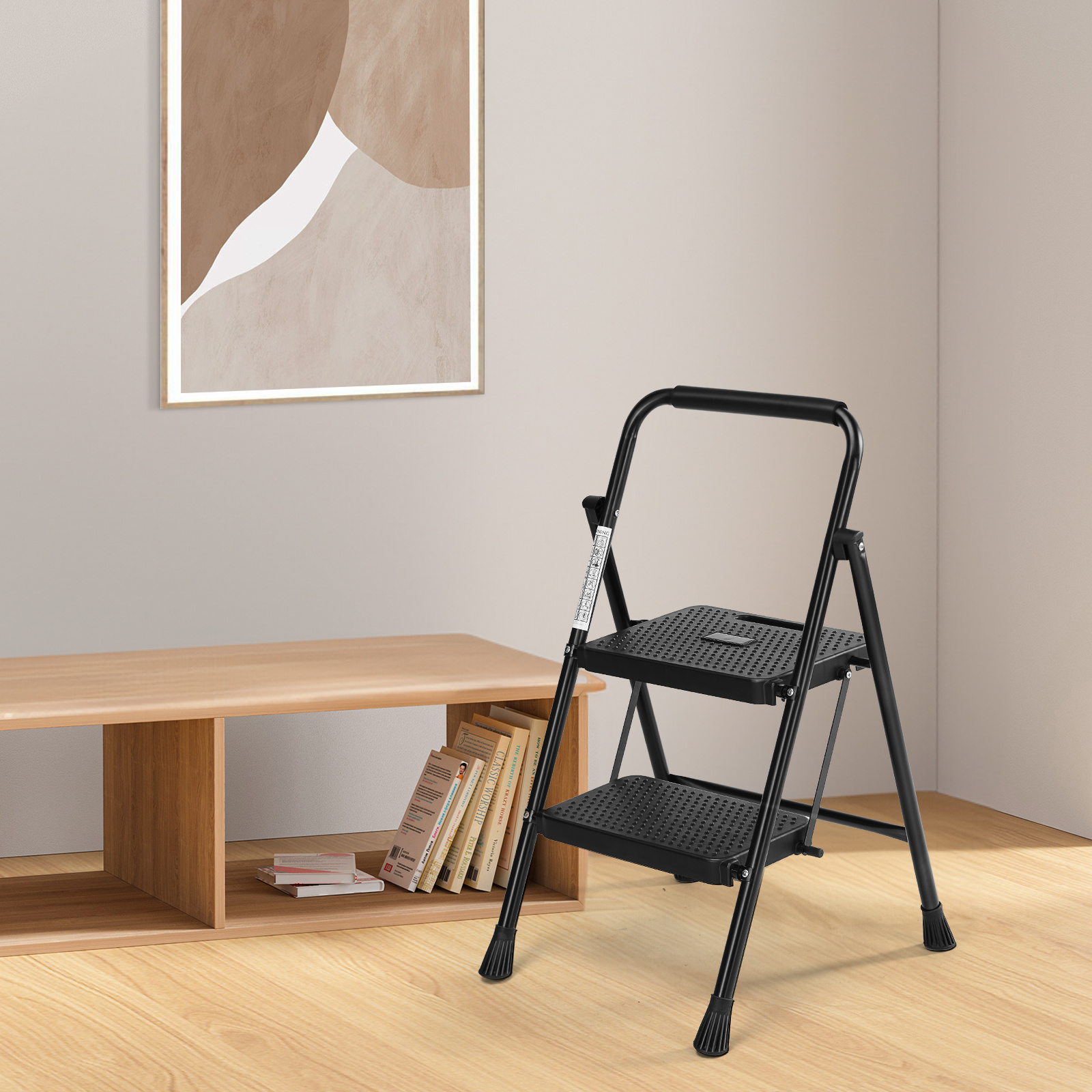 2/3 step Ladder Folding Step Stool Wide Anti slip Pedal - Temu