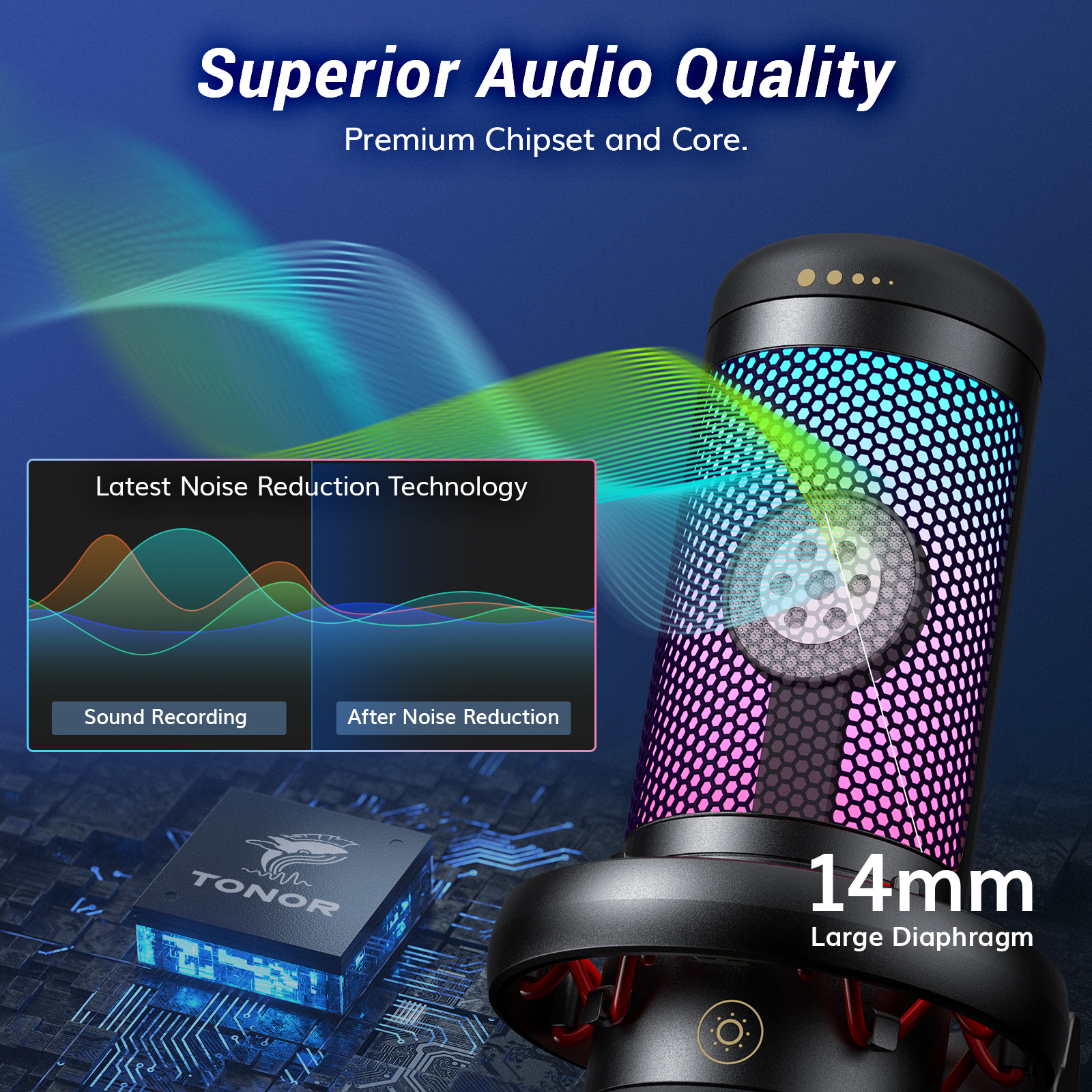 Usb Microphone Pc Computer Cardioid Condenser Mic - Temu