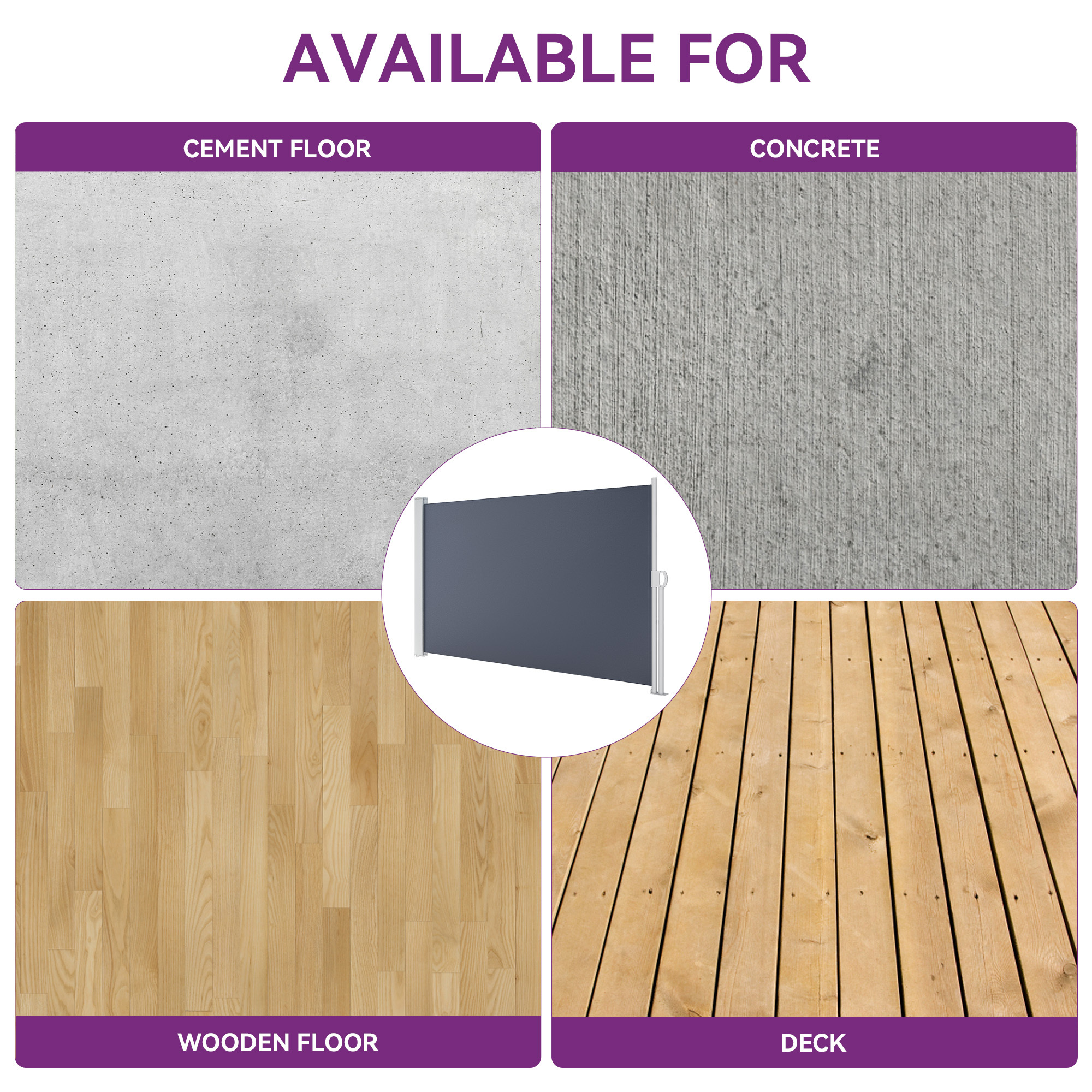 Retractable Side Awning Privacy Screen Privacy Fence - Temu